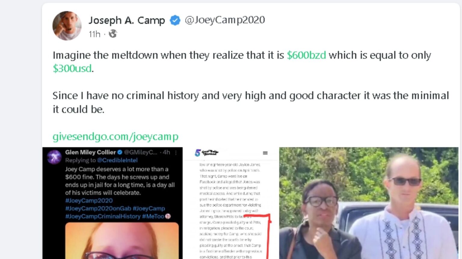 Who is Joseph Camp? | Greater Belize Media