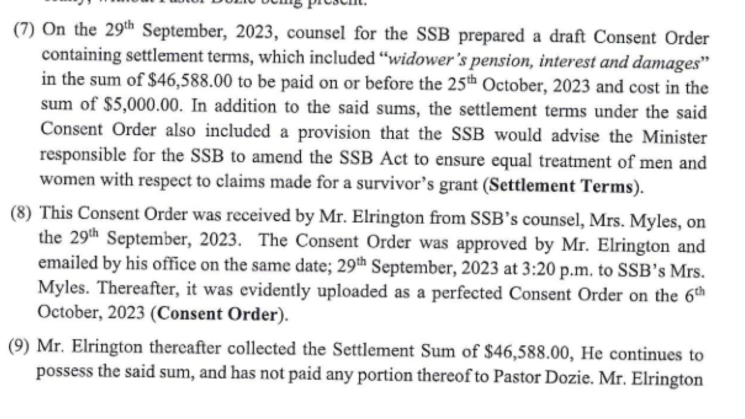 BREAKING: General Legal Council Finds Orson Elrington “Guilty of Grave ...
