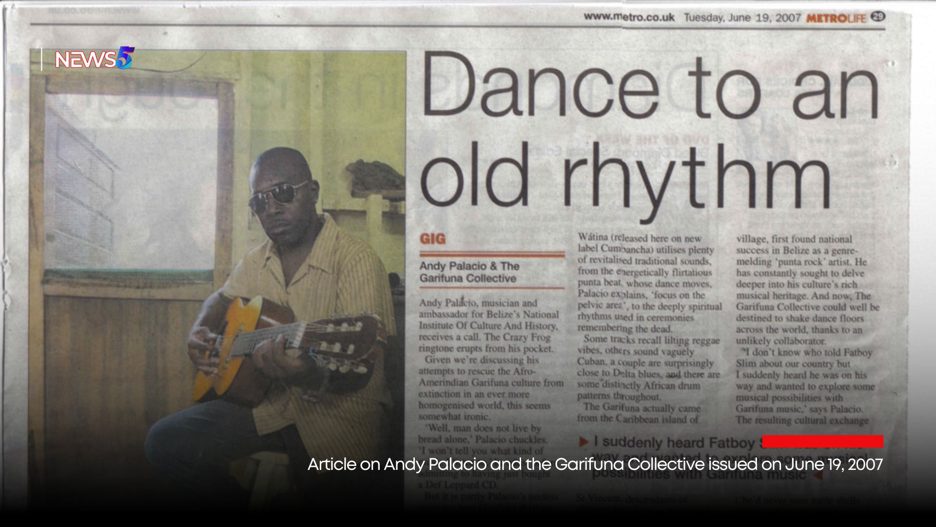 Celebrating Andy Palacio: The Beacon Who Brought Belizean Garifuna to ...
