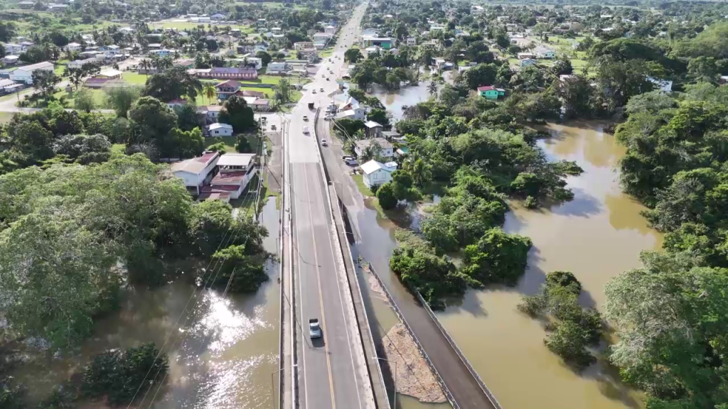 Roaring Creek River Floods Old Bridge | Greater Belize Media
