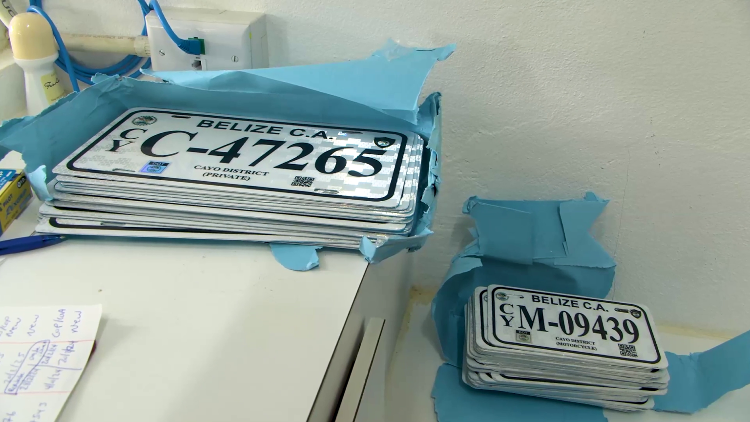 License Plates Finally Back in Belize | Greater Belize Media