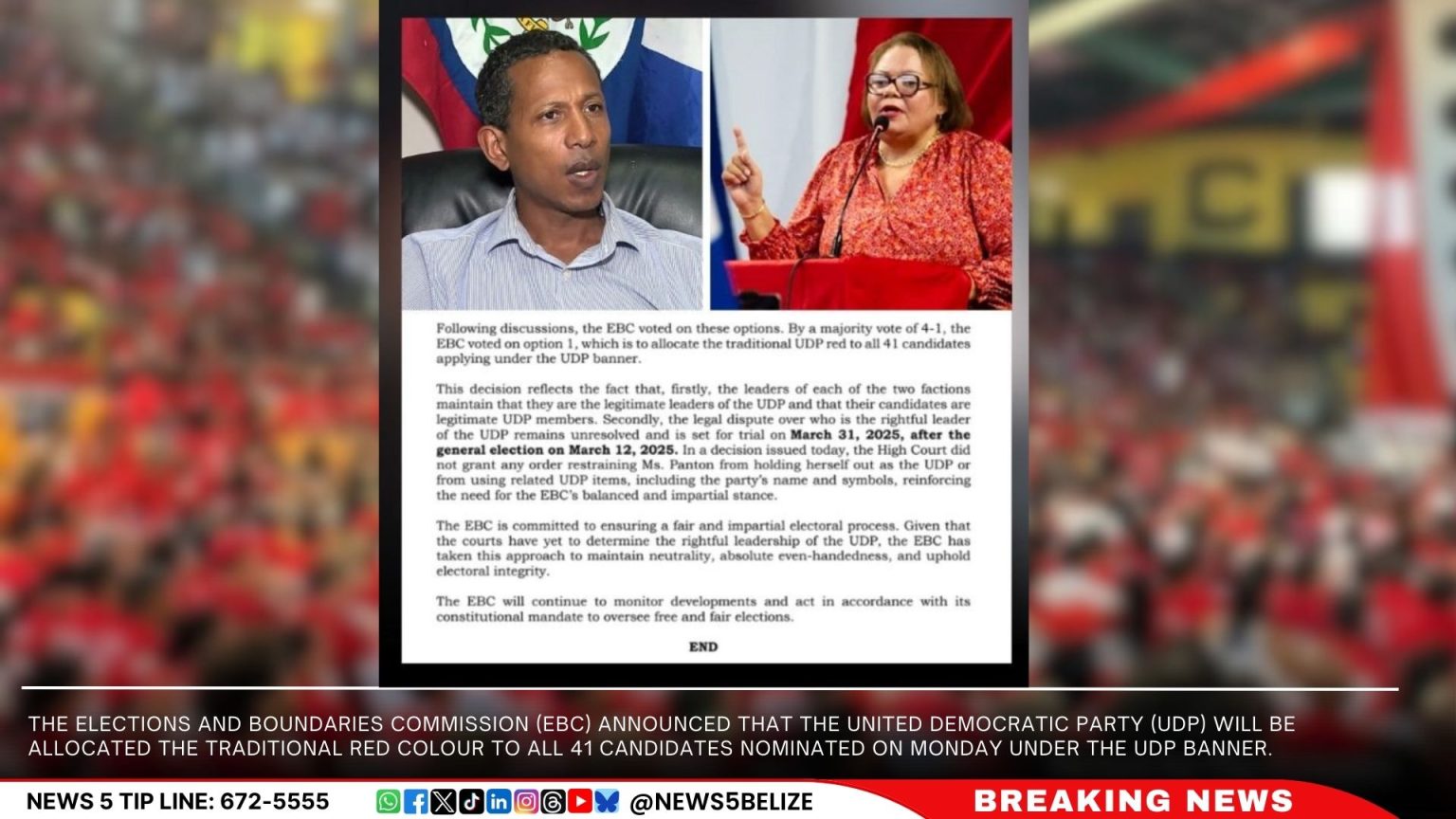 General Elections 2025: An Election Like No Other | Greater Belize Media