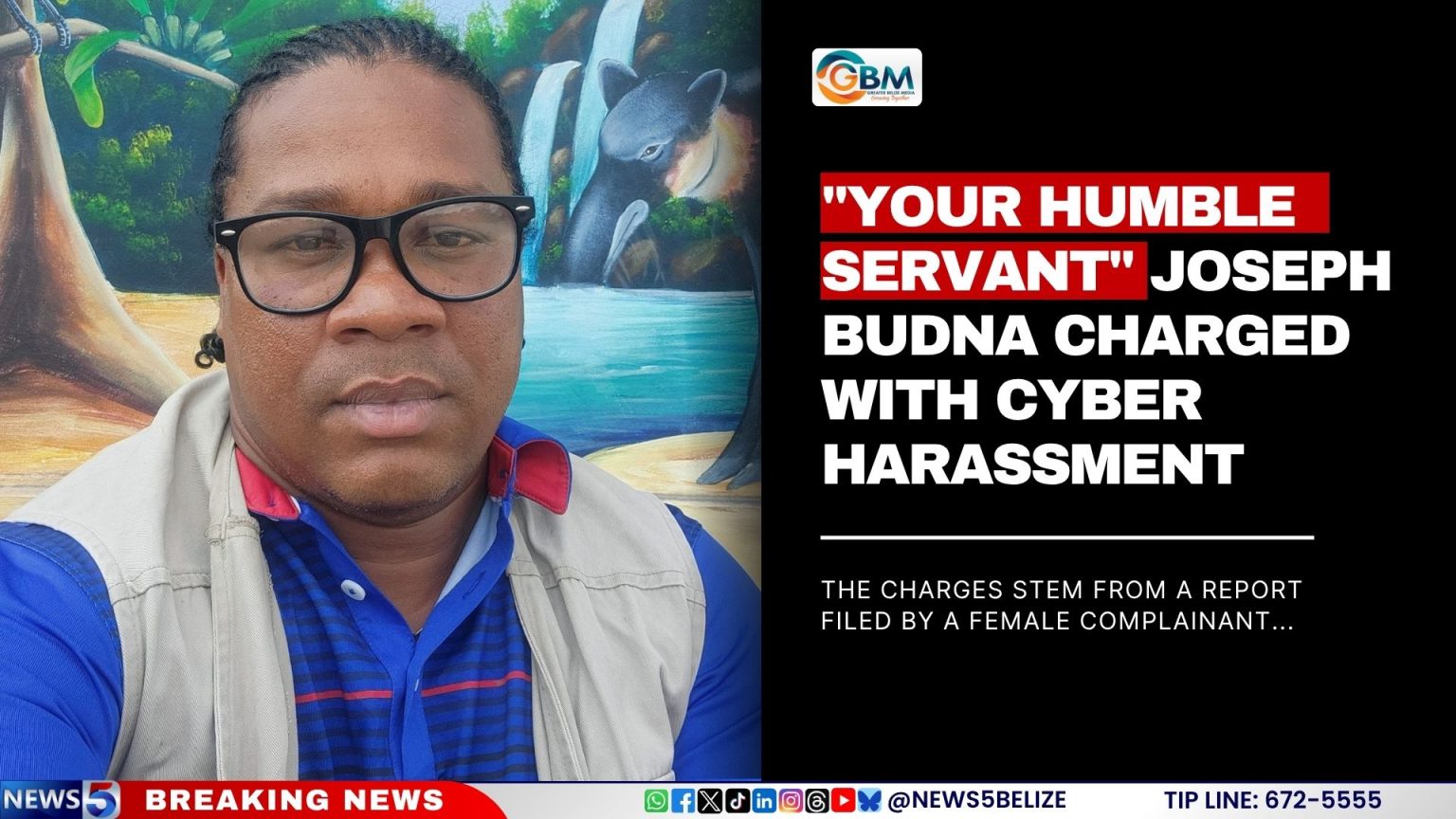 Ryan Budna Arrested for Cyberbullying | Greater Belize Media