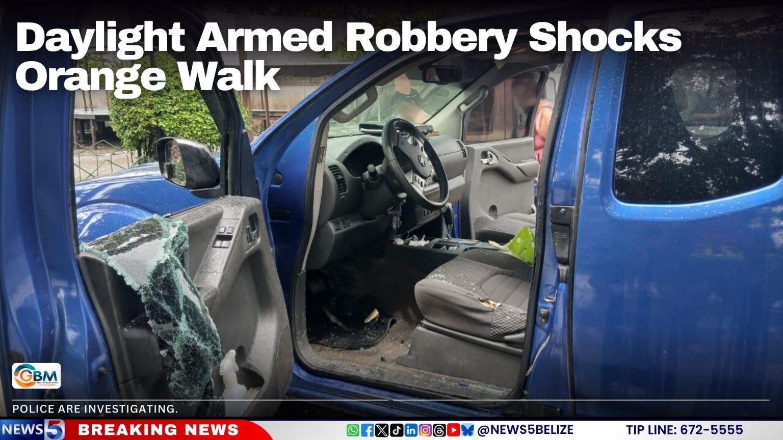 Daylight Armed Robbery Shocks Orange Walk | Greater Belize Media