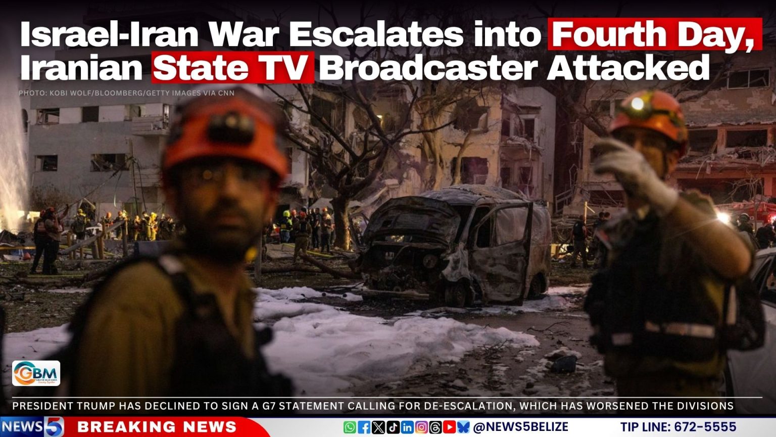Israel-Iran War Escalates into Fourth Day, Iranian State TV Broadcaster ...
