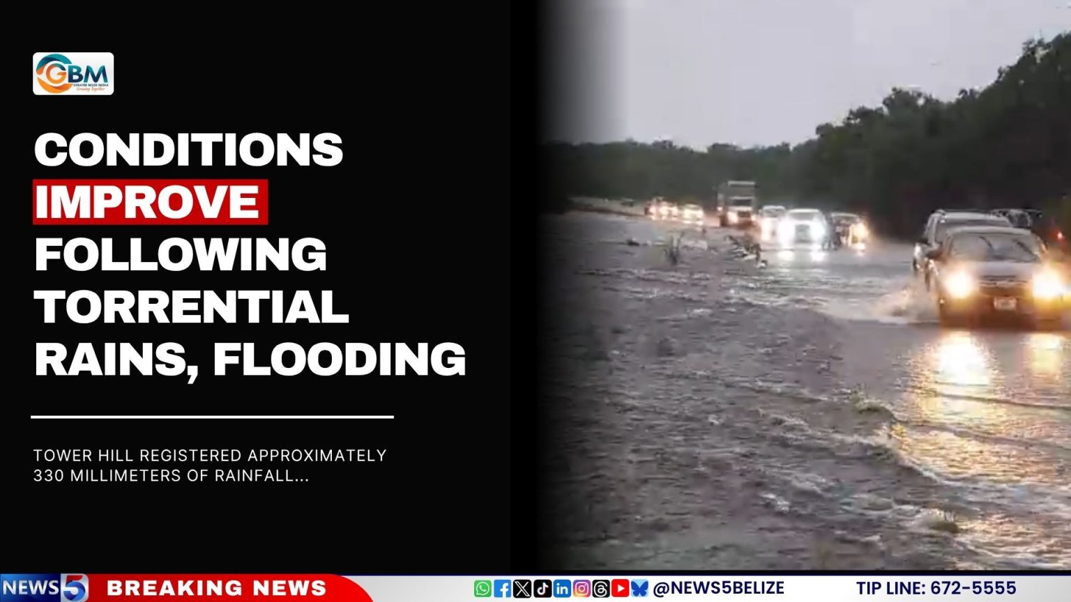 Weather Conditions Improve Following Torrential Rains, Flooding ...