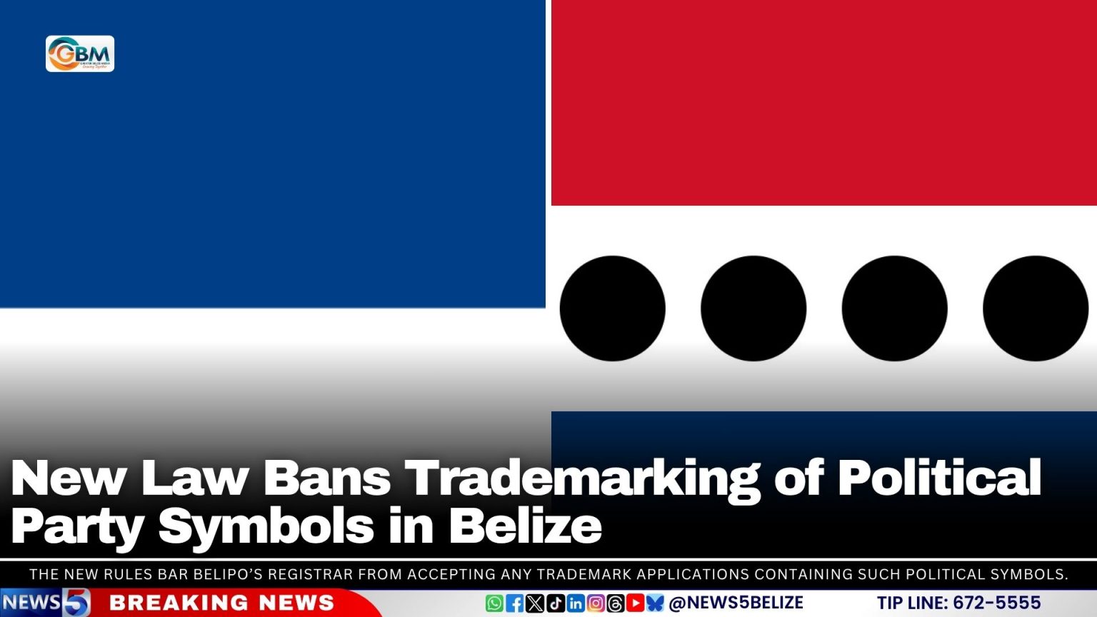 New Law Bans Trademarking of Political Party Symbols in Belize ...