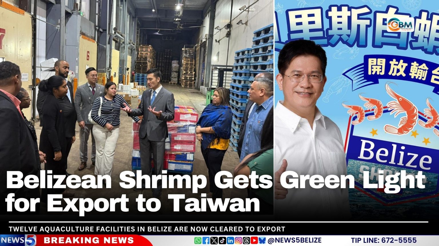 Belizean Shrimp Gets Green Light for Export to Taiwan | Greater Belize Media