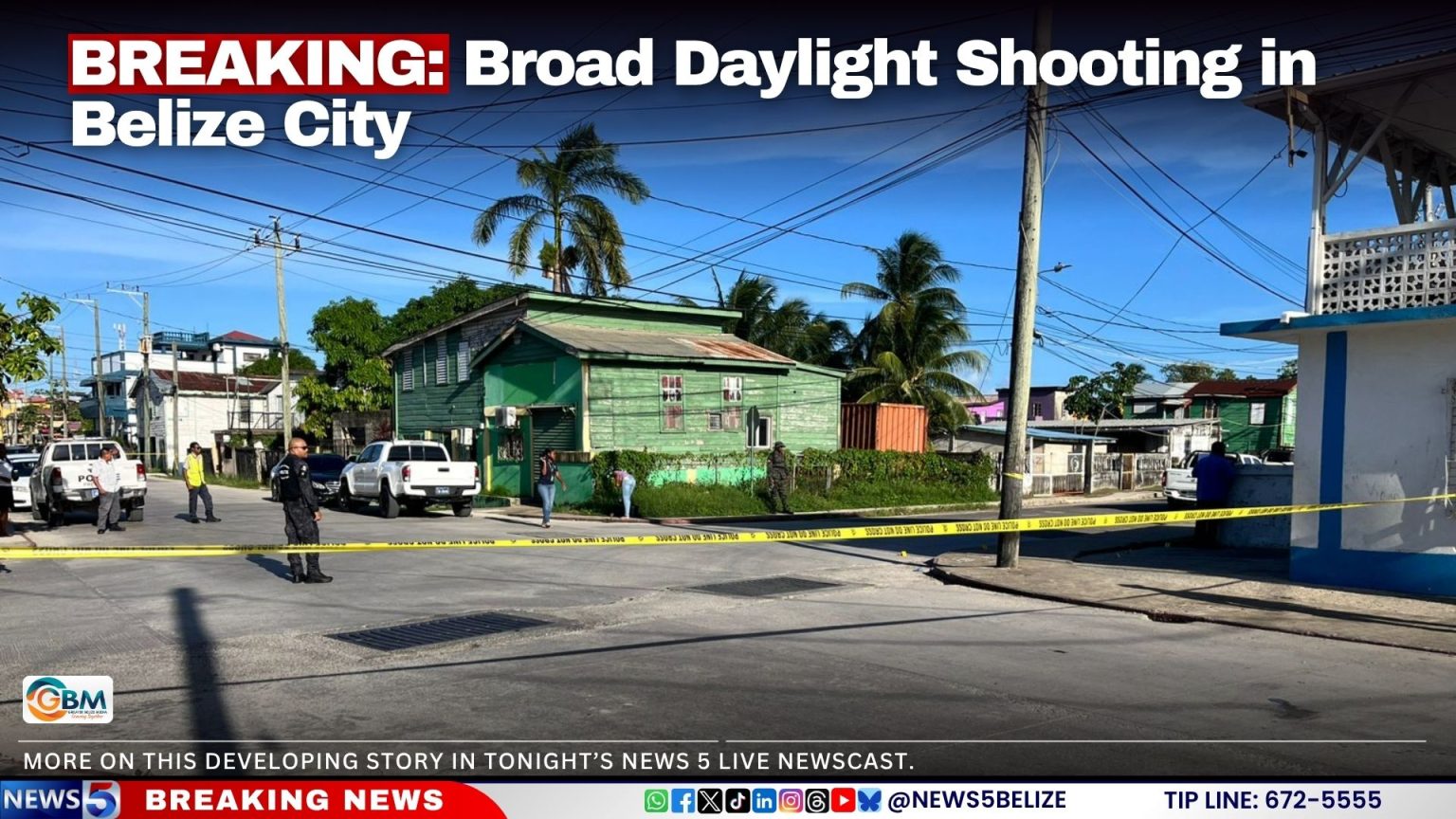 BREAKING: Broad Daylight Shooting in Belize City | Greater Belize Media