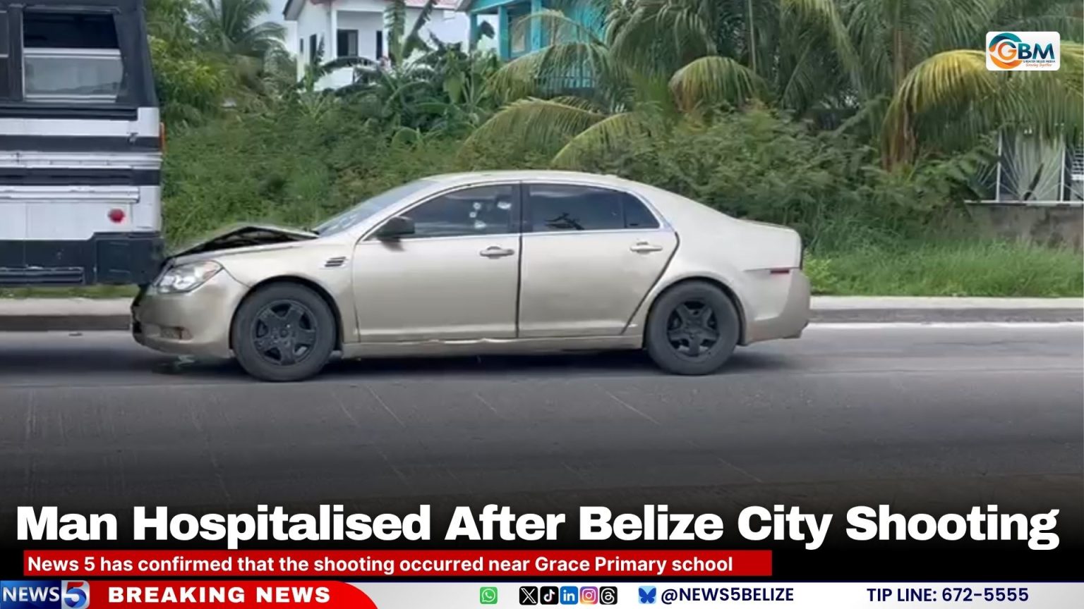 Man Hospitalised After Belize City Shooting | Greater Belize Media