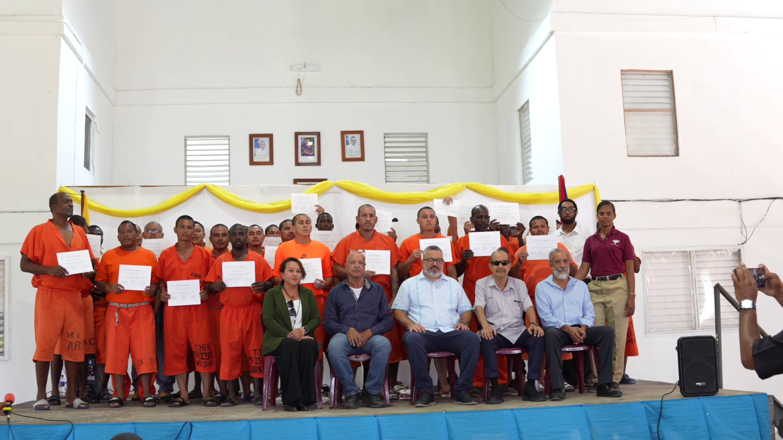 75 Inmates Graduate from Rehab Programs | Greater Belize Media