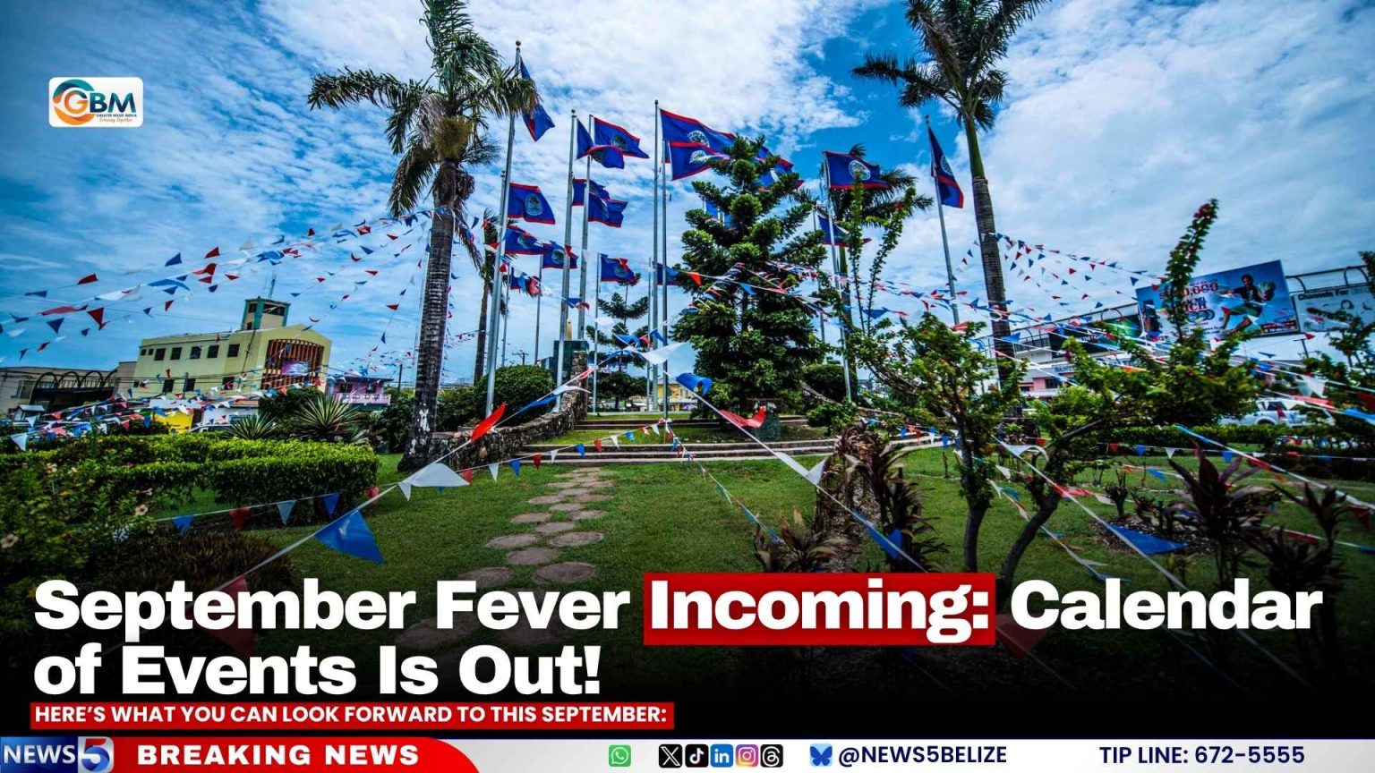 September Fever Incoming: Calendar of Events Is Out! | Greater Belize Media