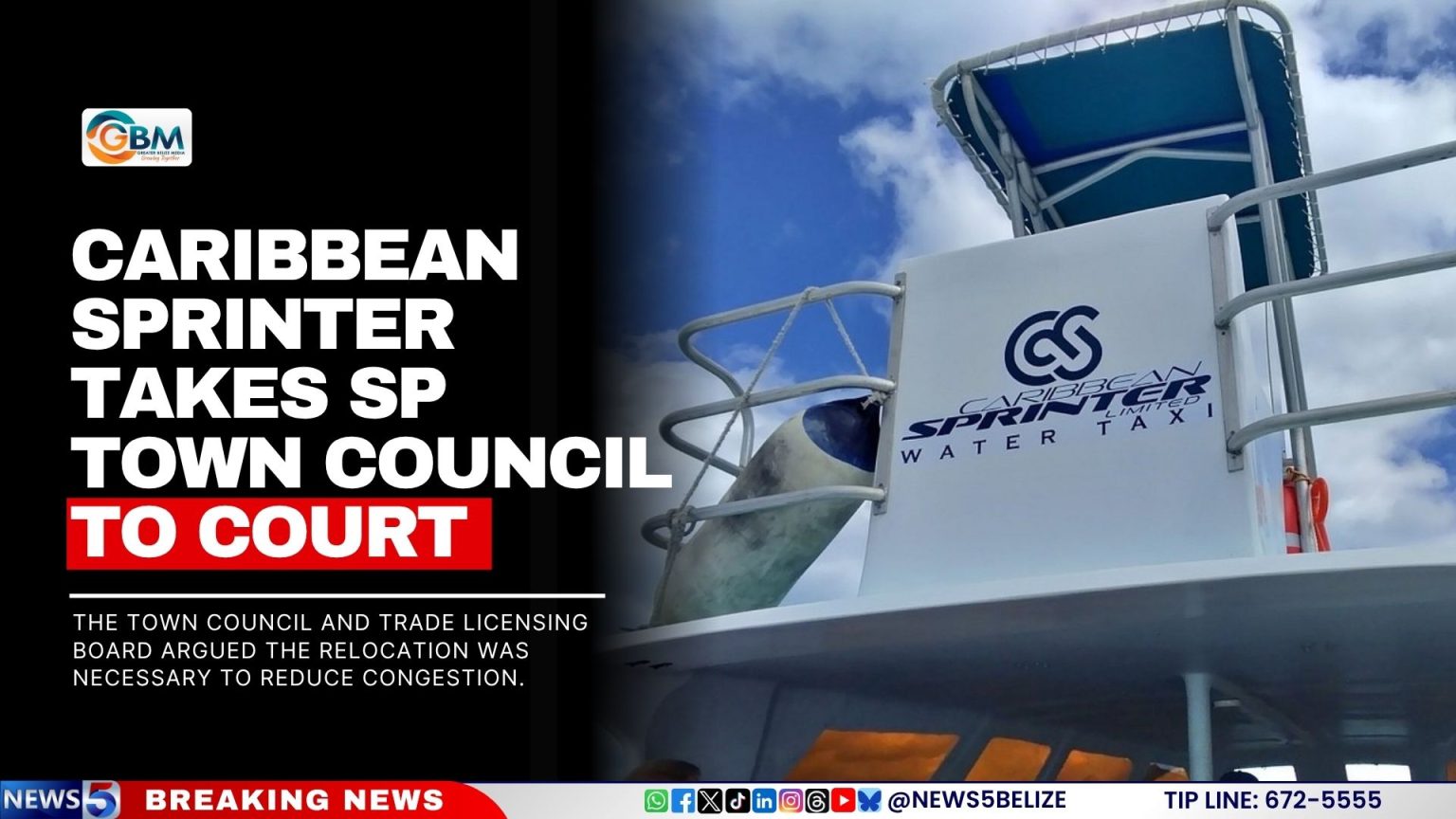 Caribbean Sprinter Takes SP Town Council to Court | Greater Belize Media