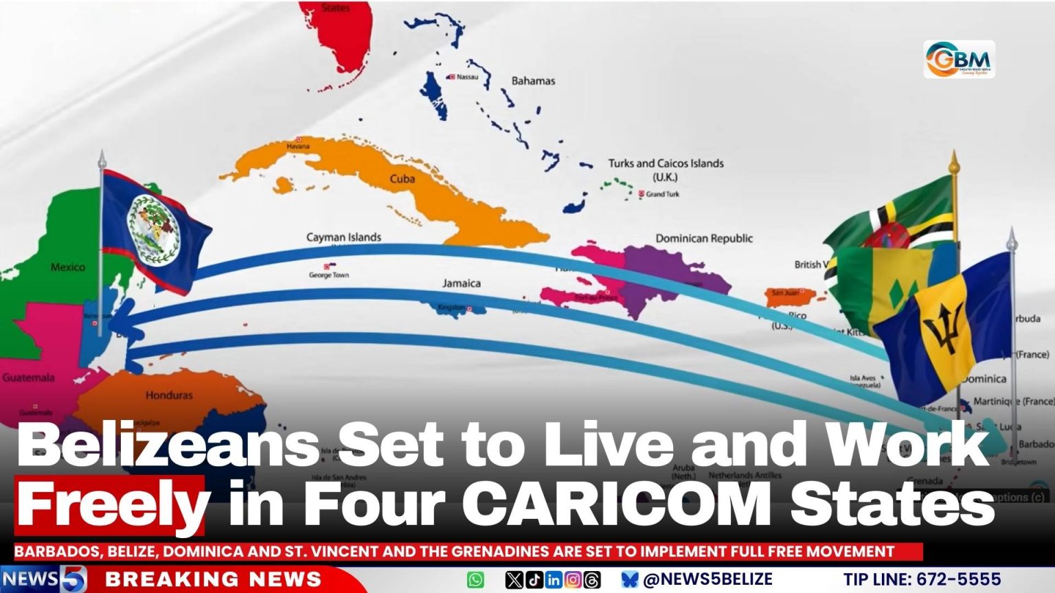 Belizeans Set to Live and Work Freely in Four CARICOM States | Greater ...