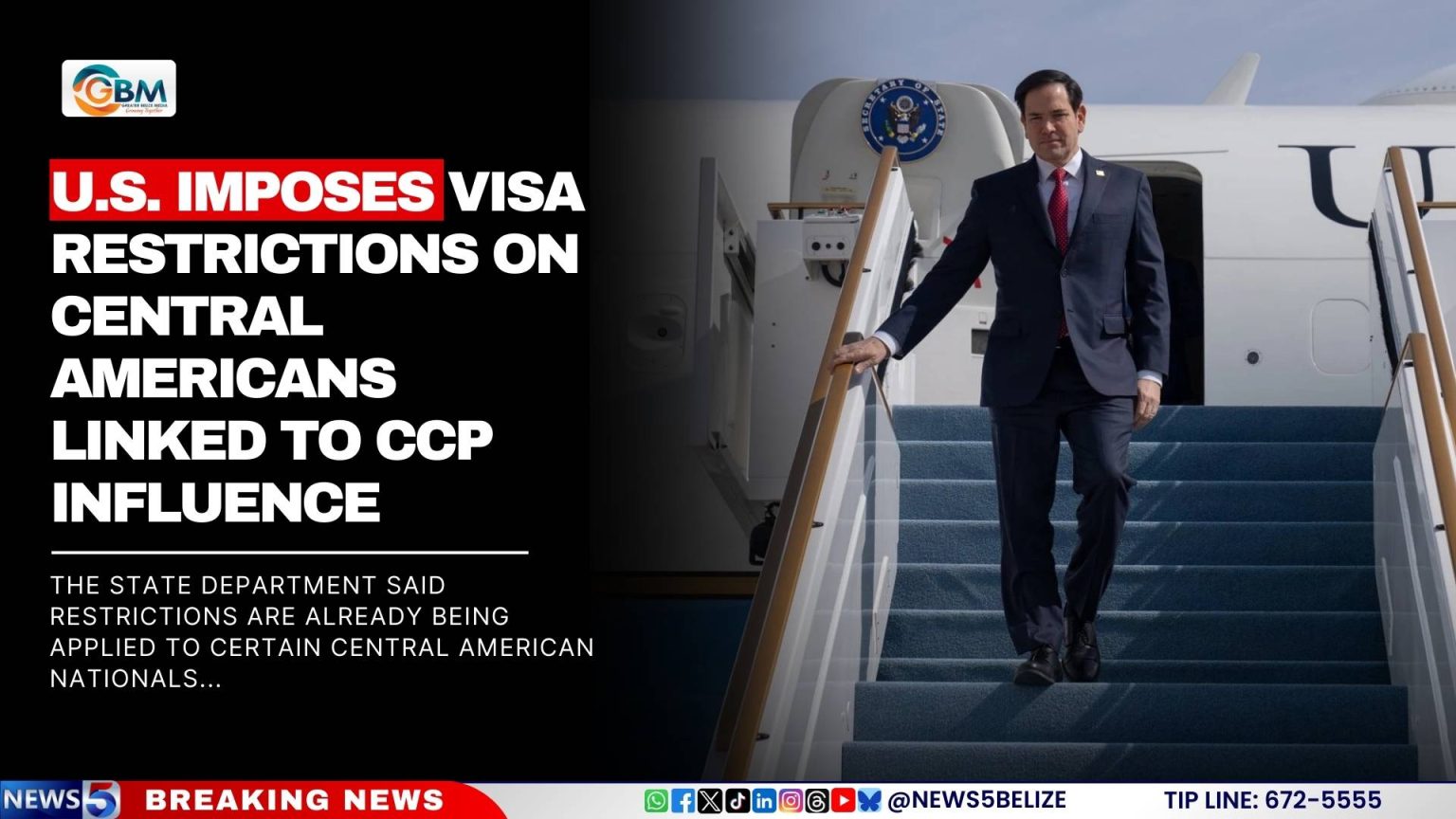 U.S. Imposes Visa Restrictions on Central Americans Linked to CCP ...