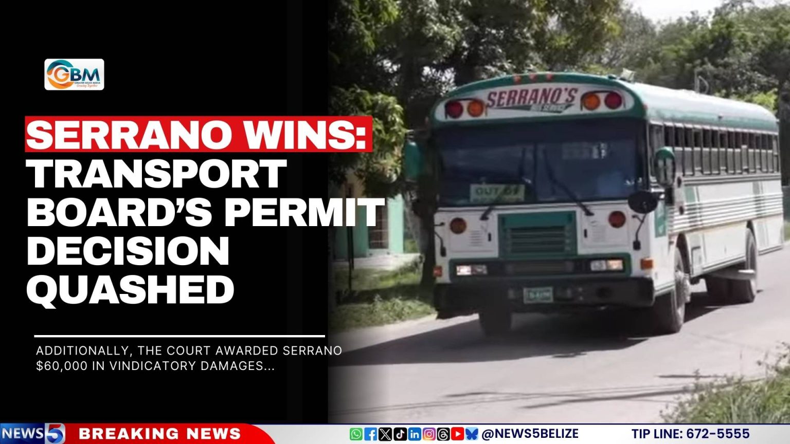 Serrano Wins: Transport Board’s Permit Decision Quashed | Greater ...