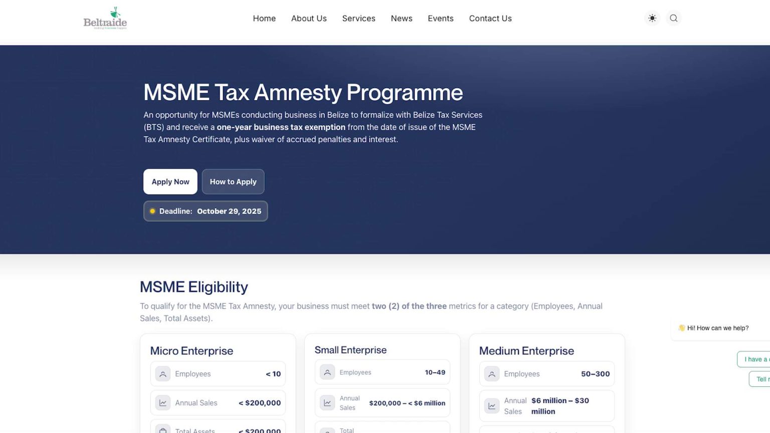Tax Amnesty Program: “Formality Is Empowerment” | Greater Belize Media