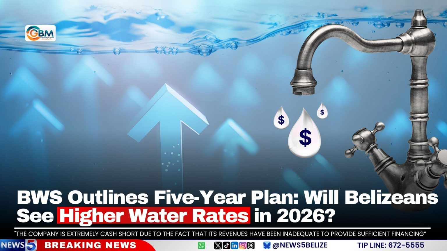 BWS Outlines Five-Year Plan: Will Belizeans See Higher Water Rates in ...