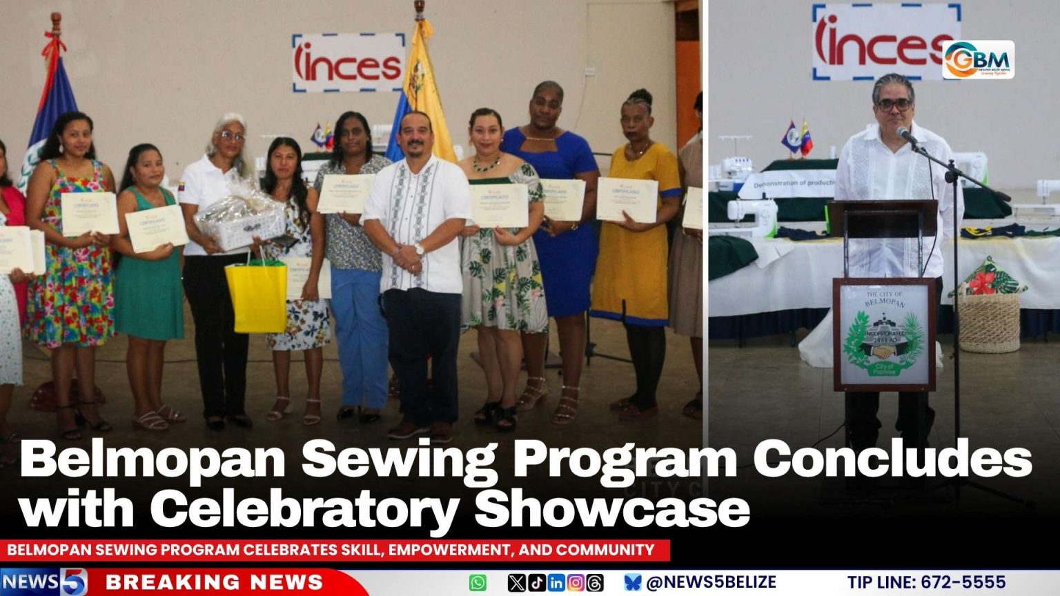 Belmopan Sewing Program Concludes with Celebratory Showcase | Greater ...