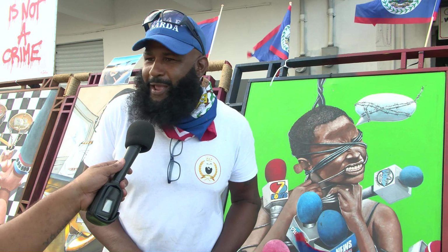 Mayor Defends Barricade Move Amid Hangar Access Debate | Greater Belize ...