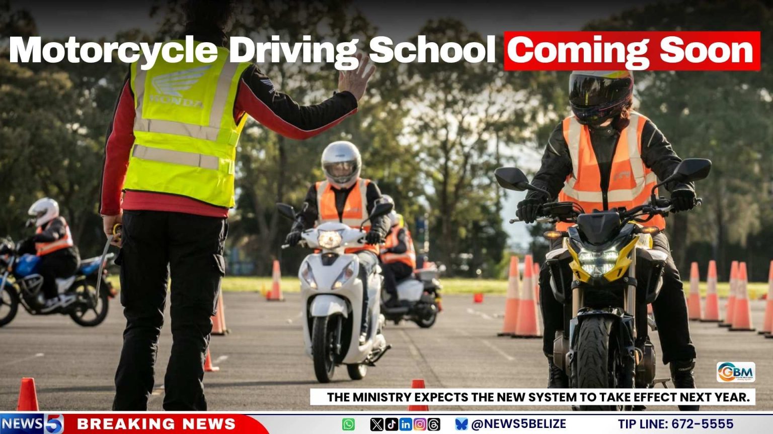 Motorcycle Driving School Coming Soon | Greater Belize Media