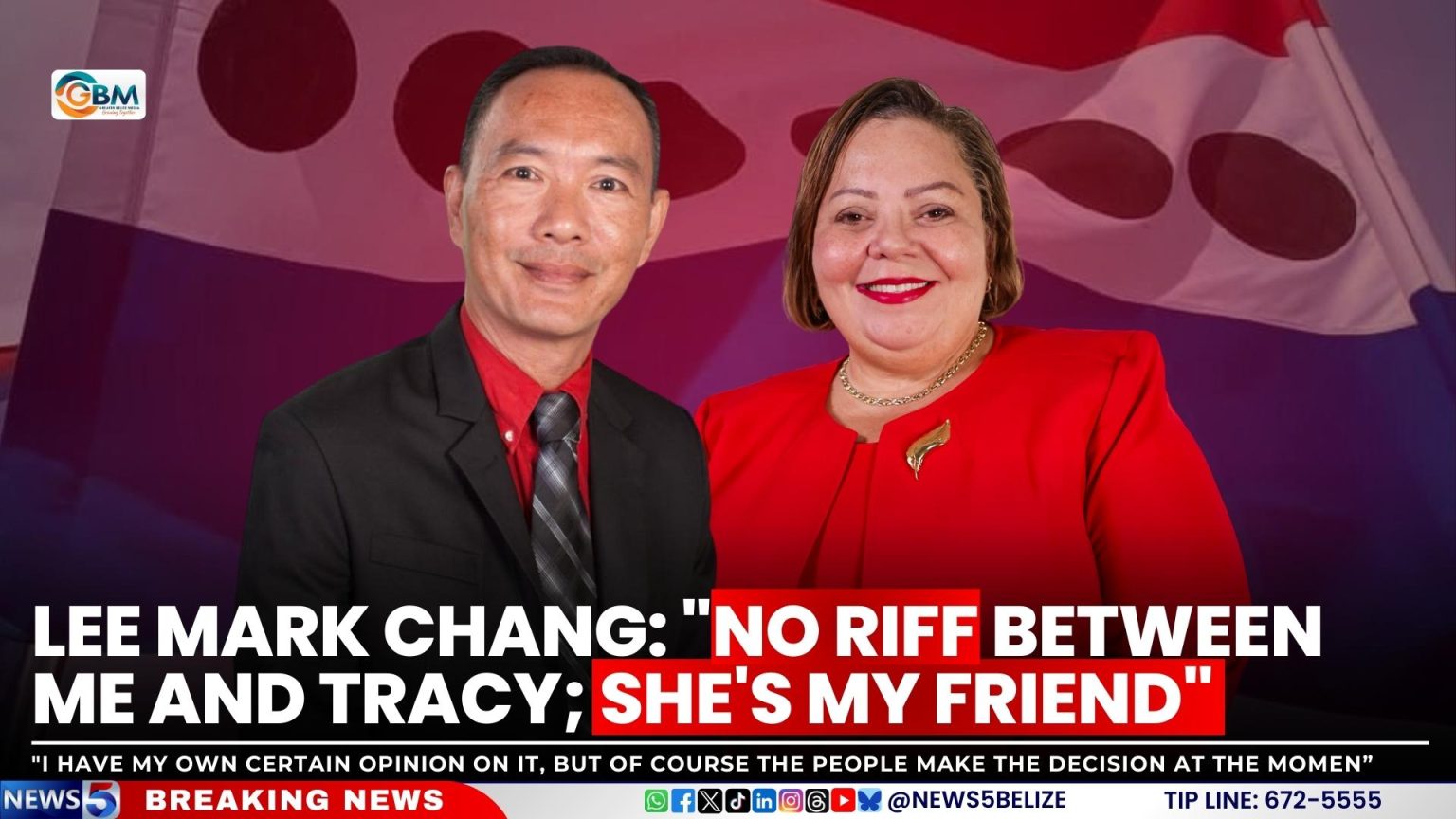 Lee Mark Chang: “No riff between me and Tracy; She’s My Friend ...