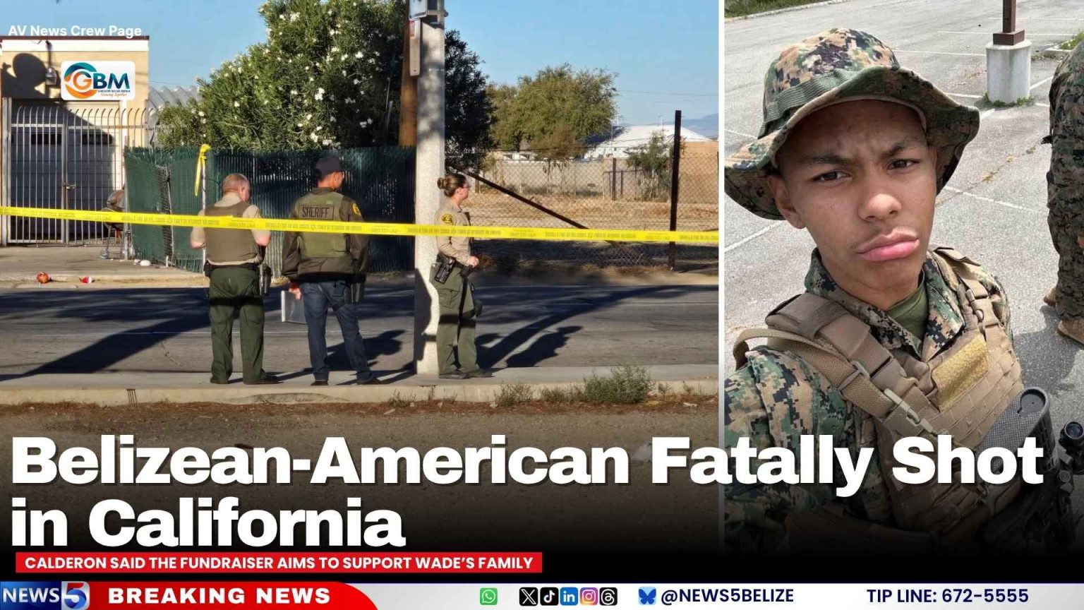 Belizean-American Fatally Shot in California | Greater Belize Media