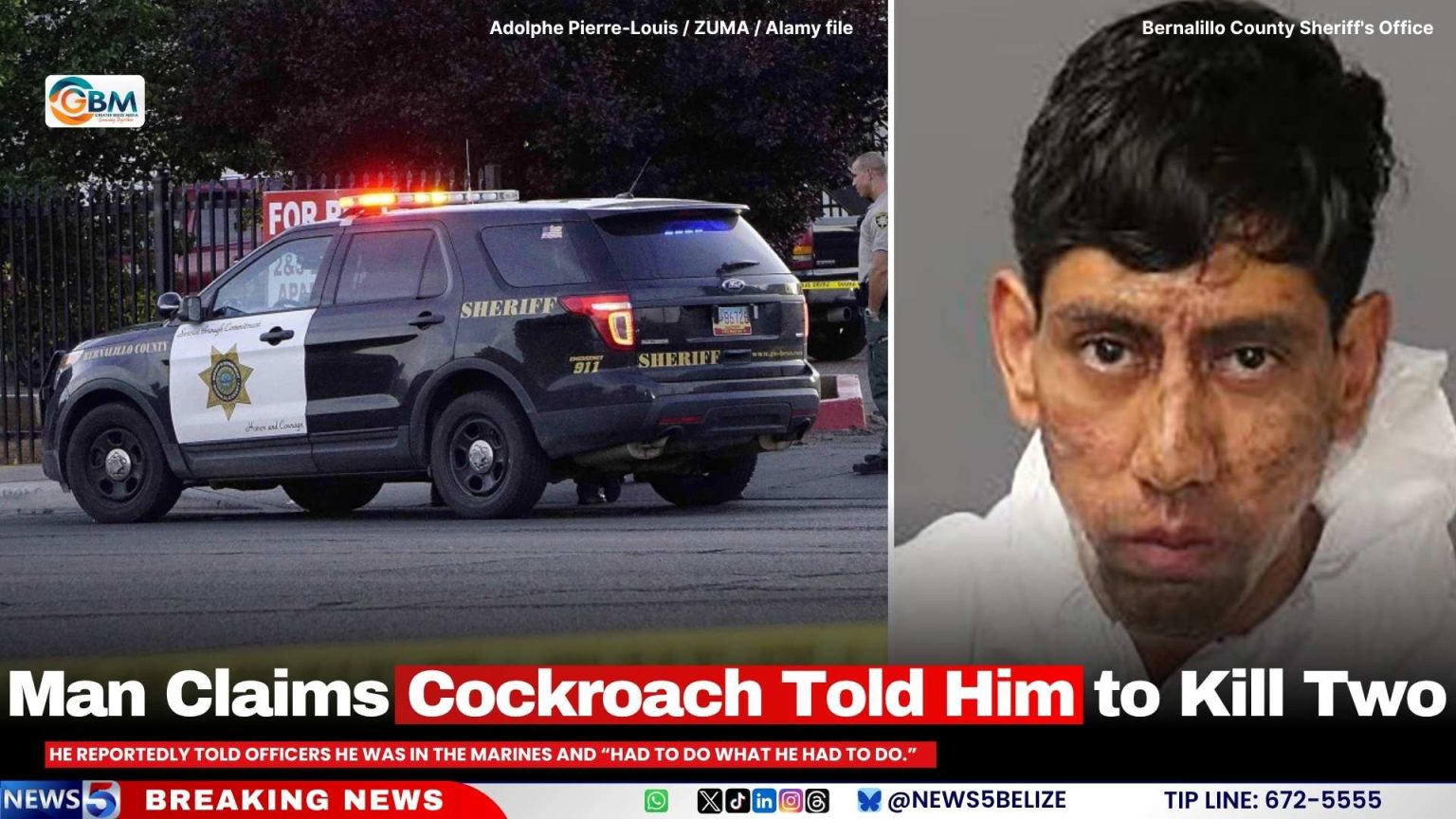 Man Claims Cockroach Told Him to Kill Two | Greater Belize Media