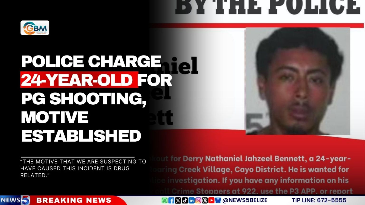 Police Charge 24-Year-Old for PG Shooting, Motive Established | Greater ...