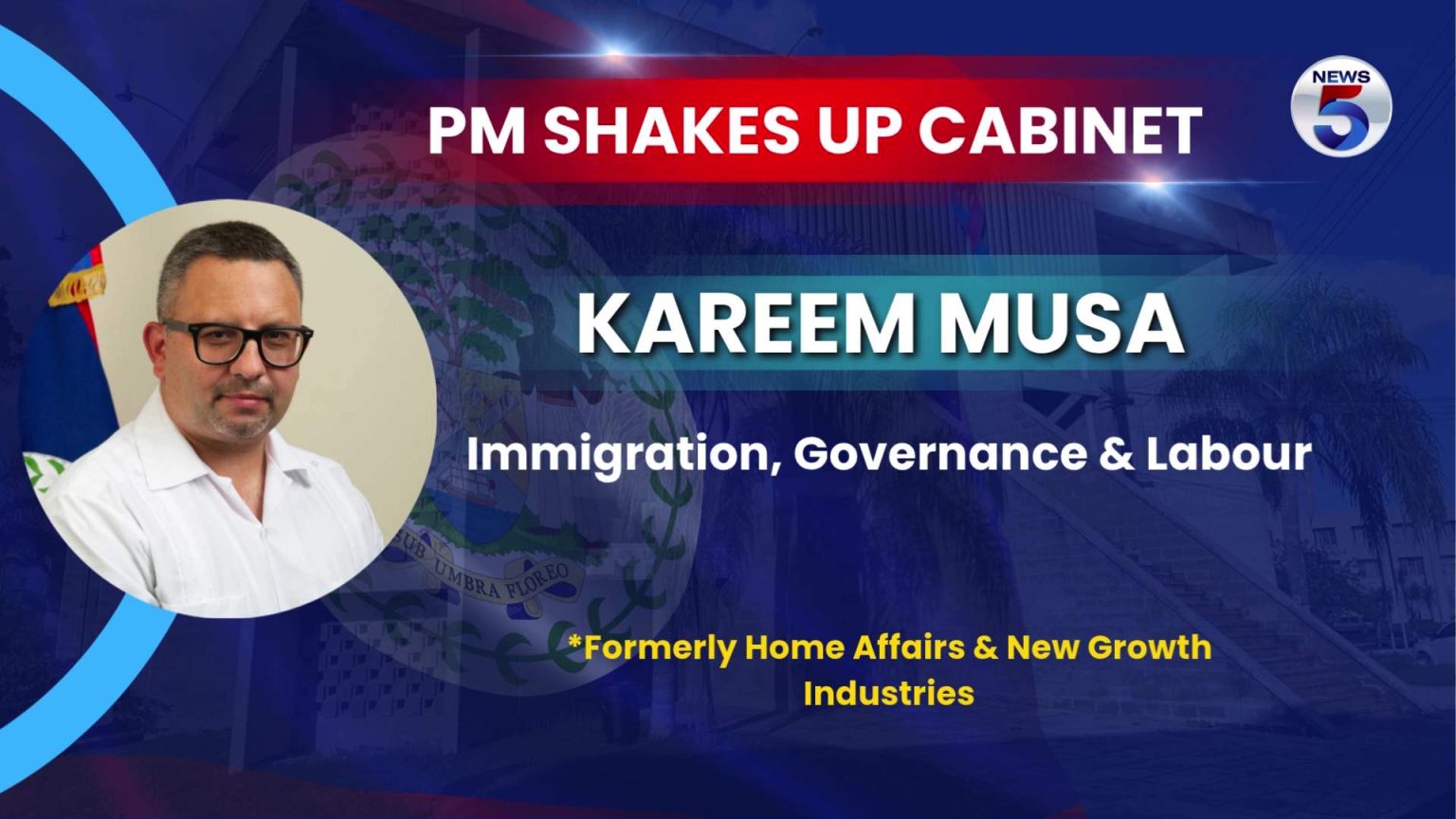PM Briceño Marks Milestone with Major Ministerial Moves | Greater ...