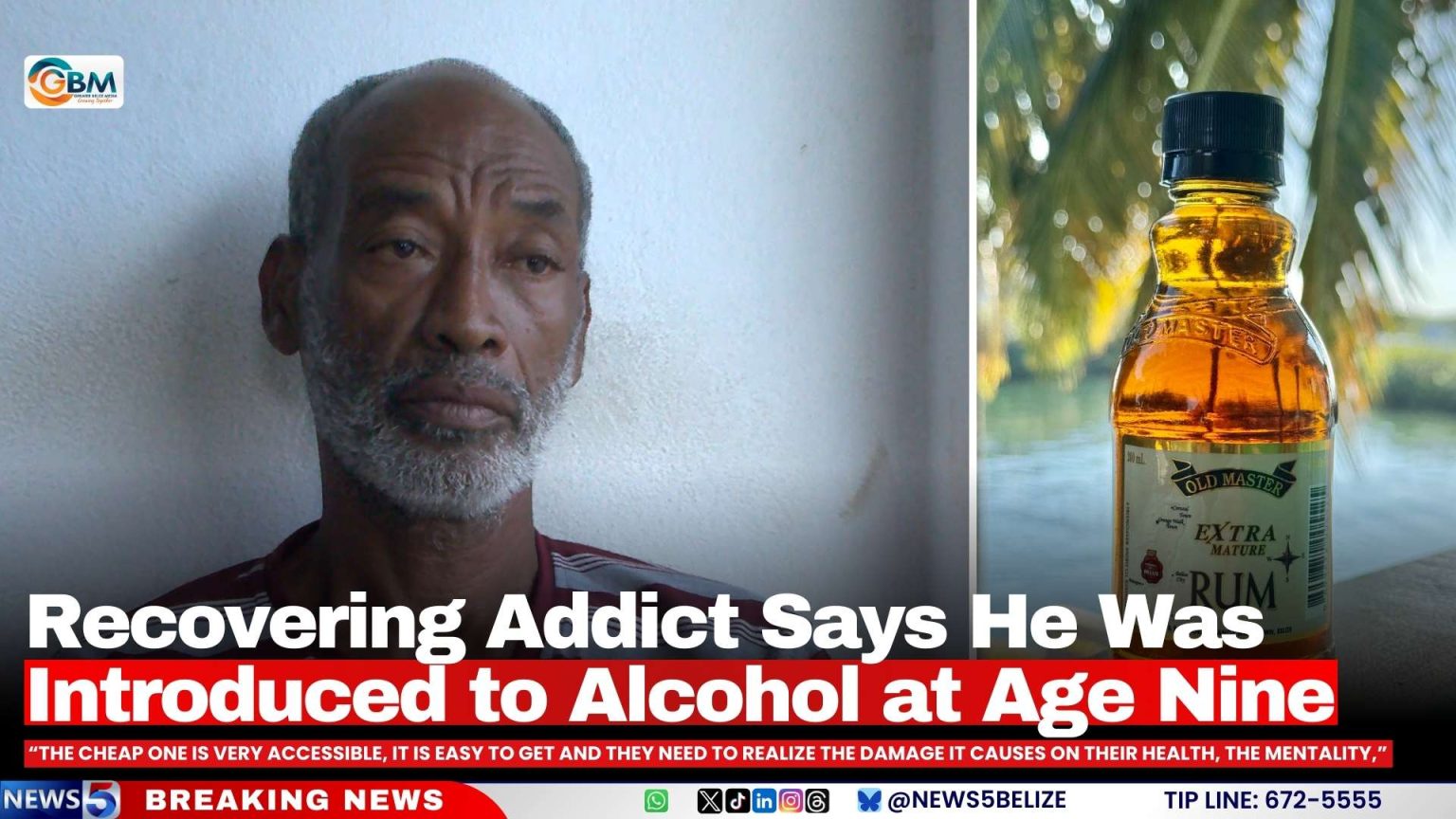 Recovering Addict Says He Was Introduced to Alcohol at Age Nine ...