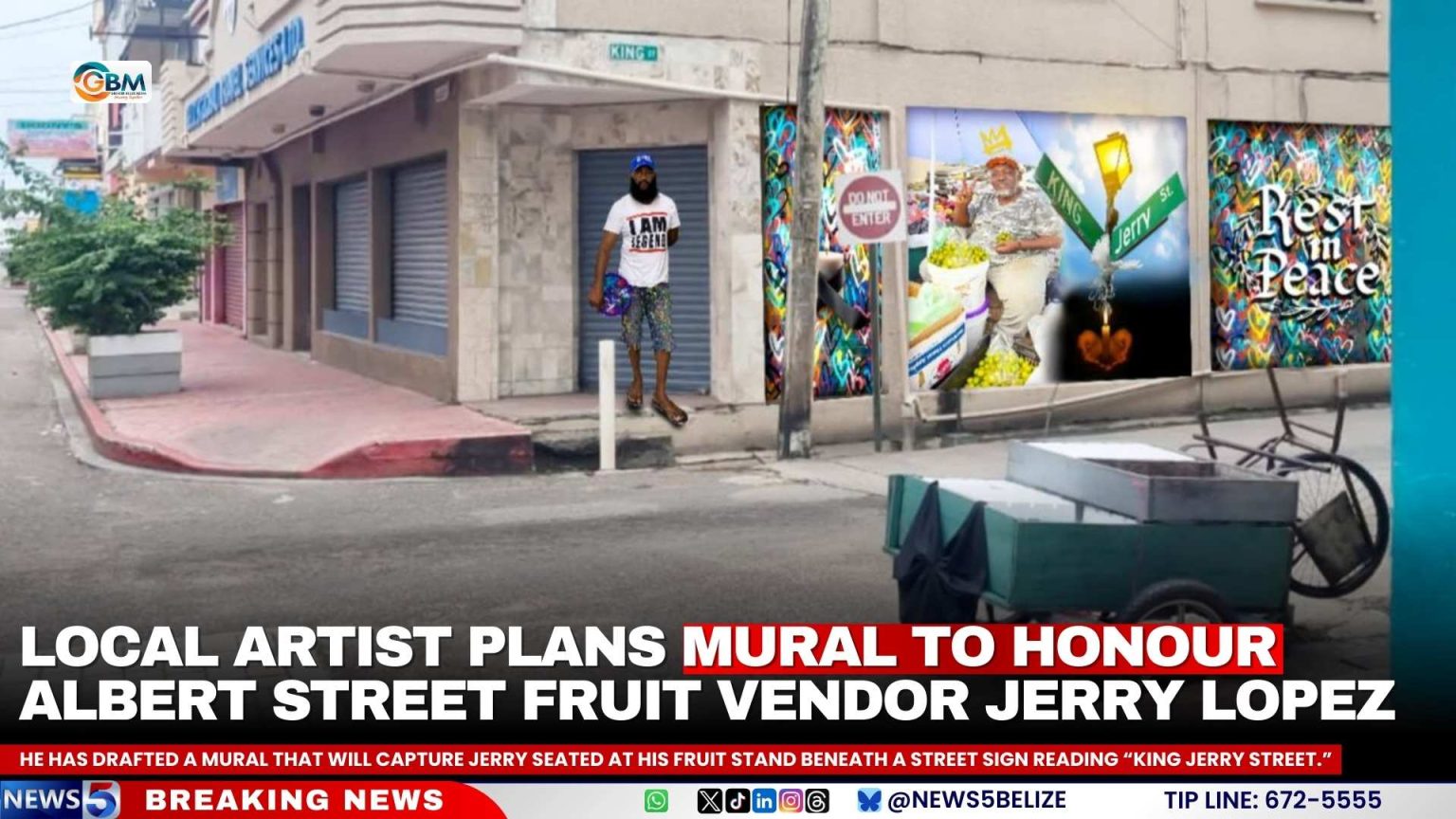 Local Artist Plans Mural to Honour Albert Street Fruit Vendor Jerry ...