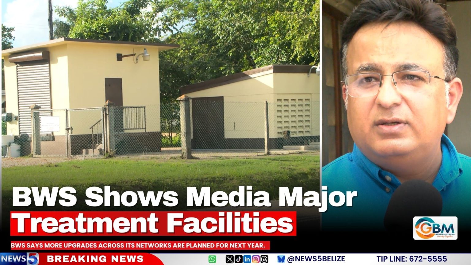 BWS Shows Media Major Treatment Facilities | Greater Belize Media
