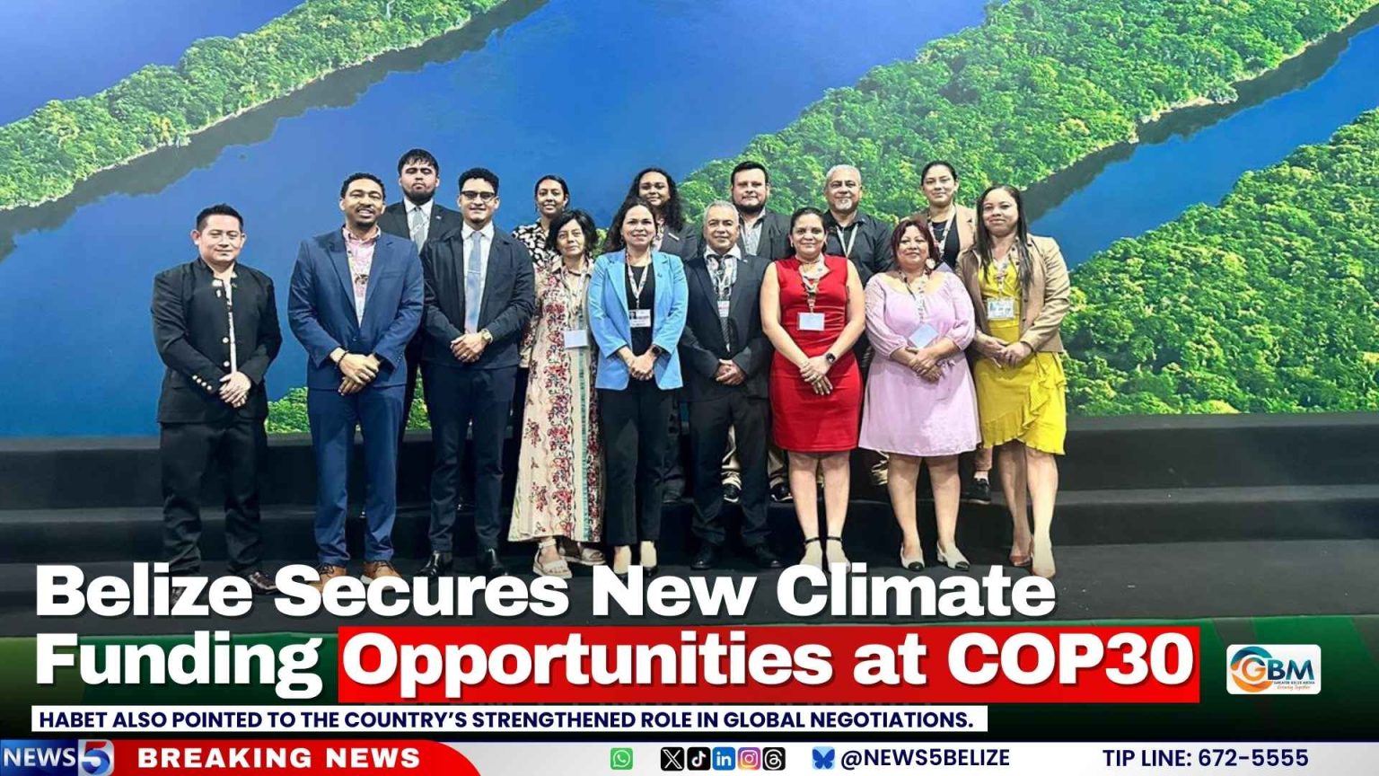 Belize Secures New Climate Funding Opportunities at COP30 | Greater ...