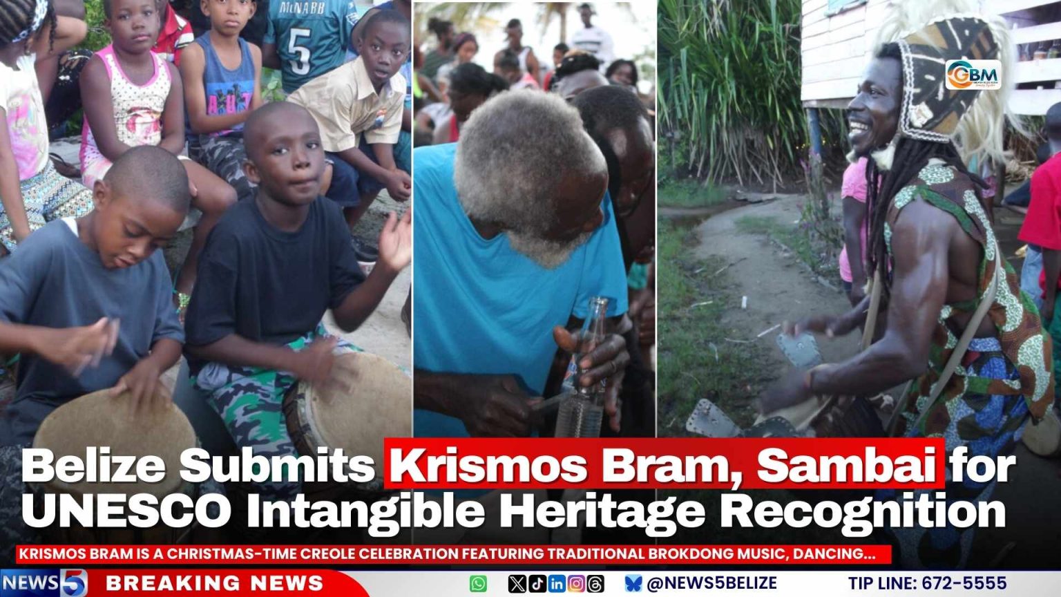 Belize Submits Krismos Bram, Sambai for UNESCO Intangible Heritage ...