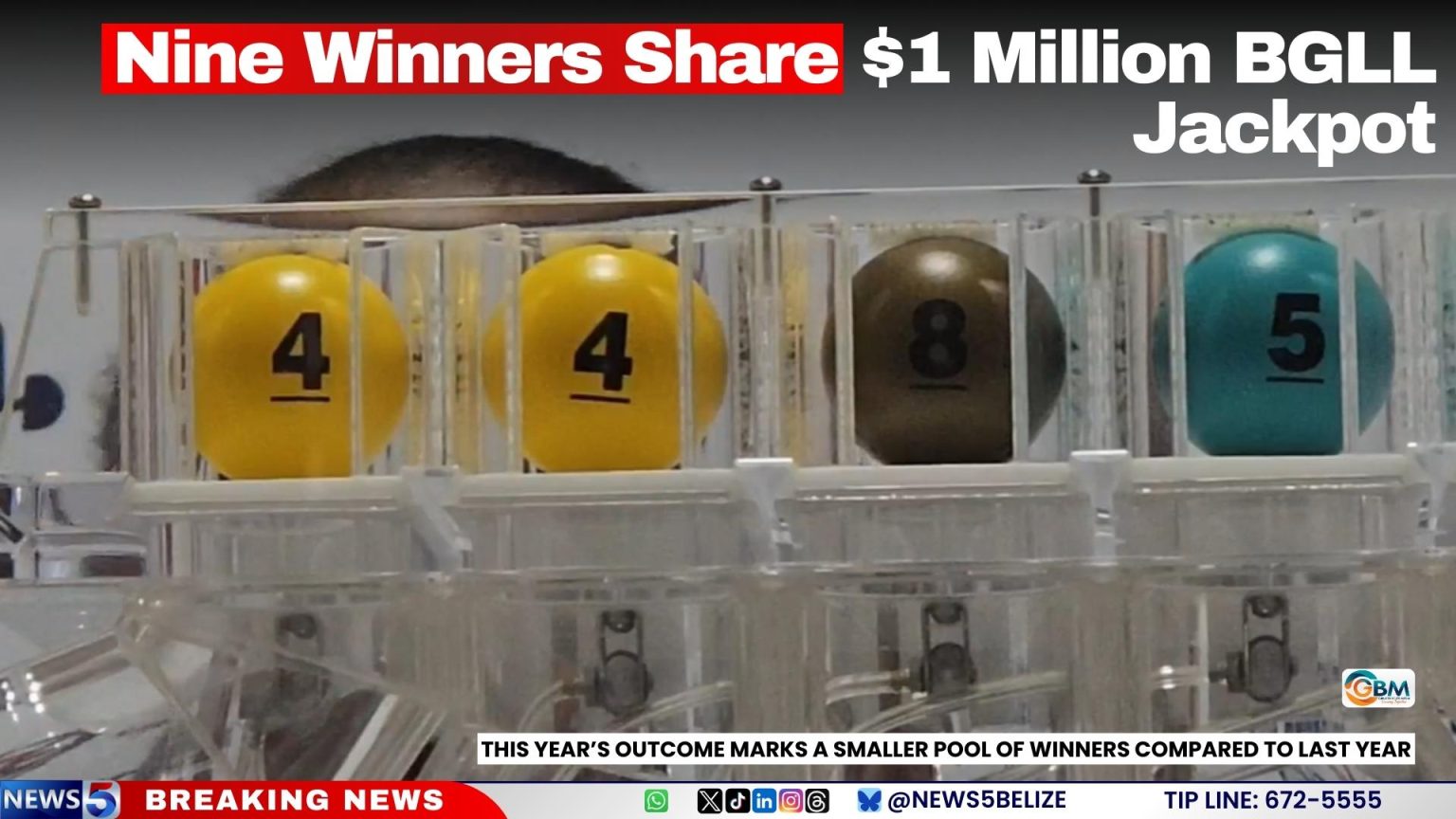 Nine Winners Share $1 Million BGLL Jackpot | Greater Belize Media