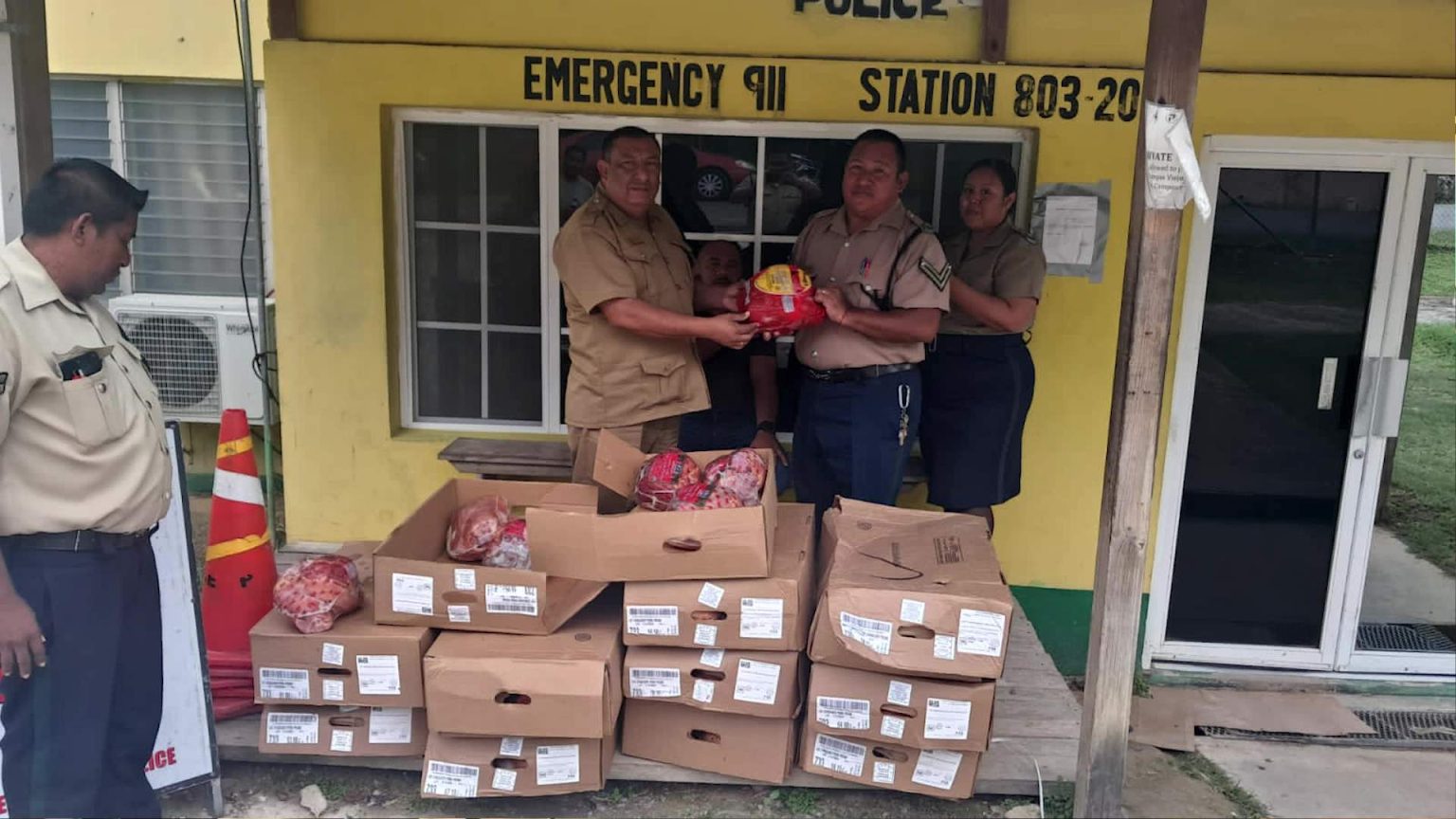 Police Department’s First-ever Festive Gesture: Ham or Turkey for All ...