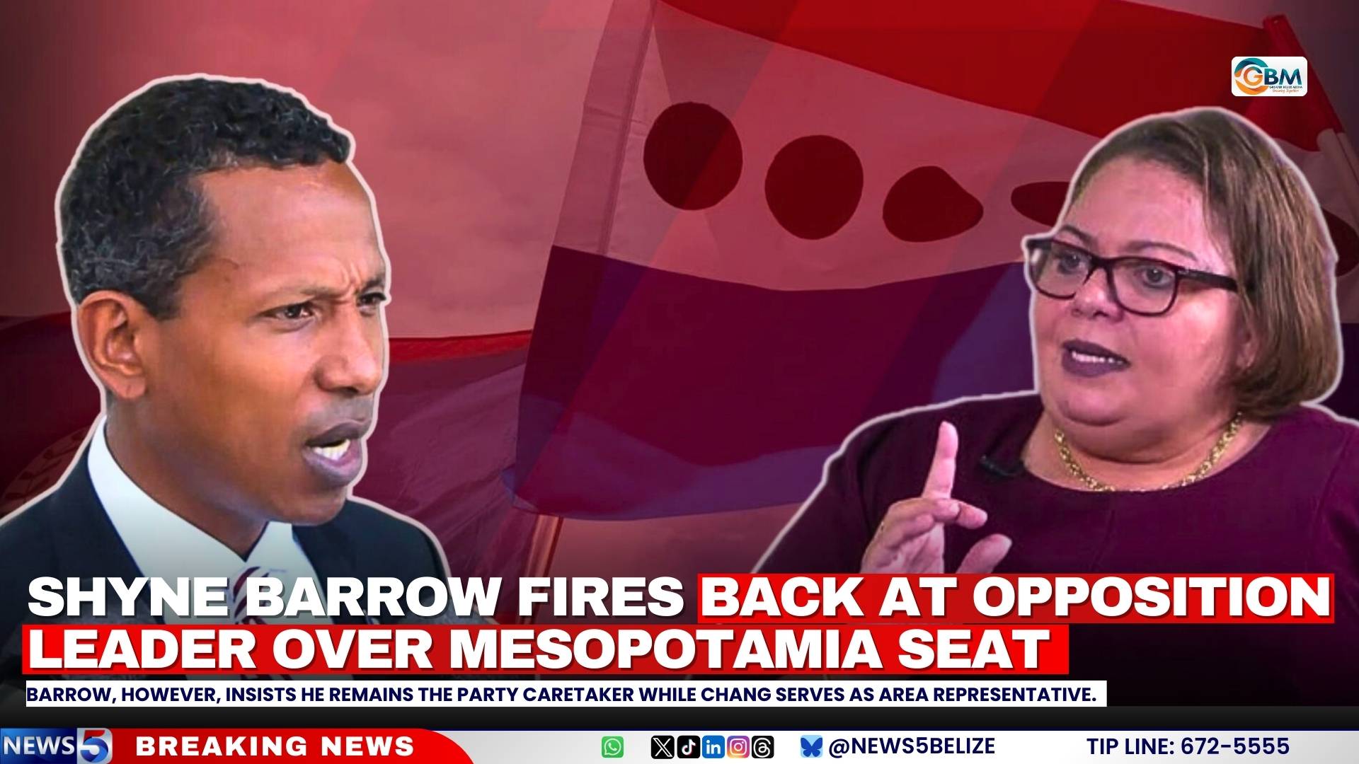 Shyne Barrow Fires Back at Opposition Leader Over Mesopotamia Seat ...