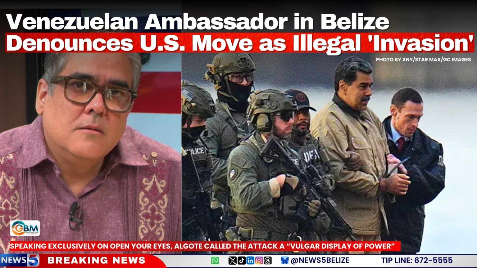 Venezuelan Ambassador in Belize Denounces U.S. Move as Illegal ...