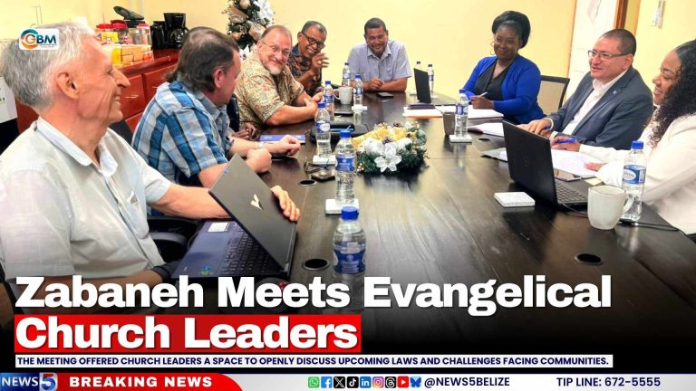 Zabaneh Meets Evangelical Church Leaders | Greater Belize Media