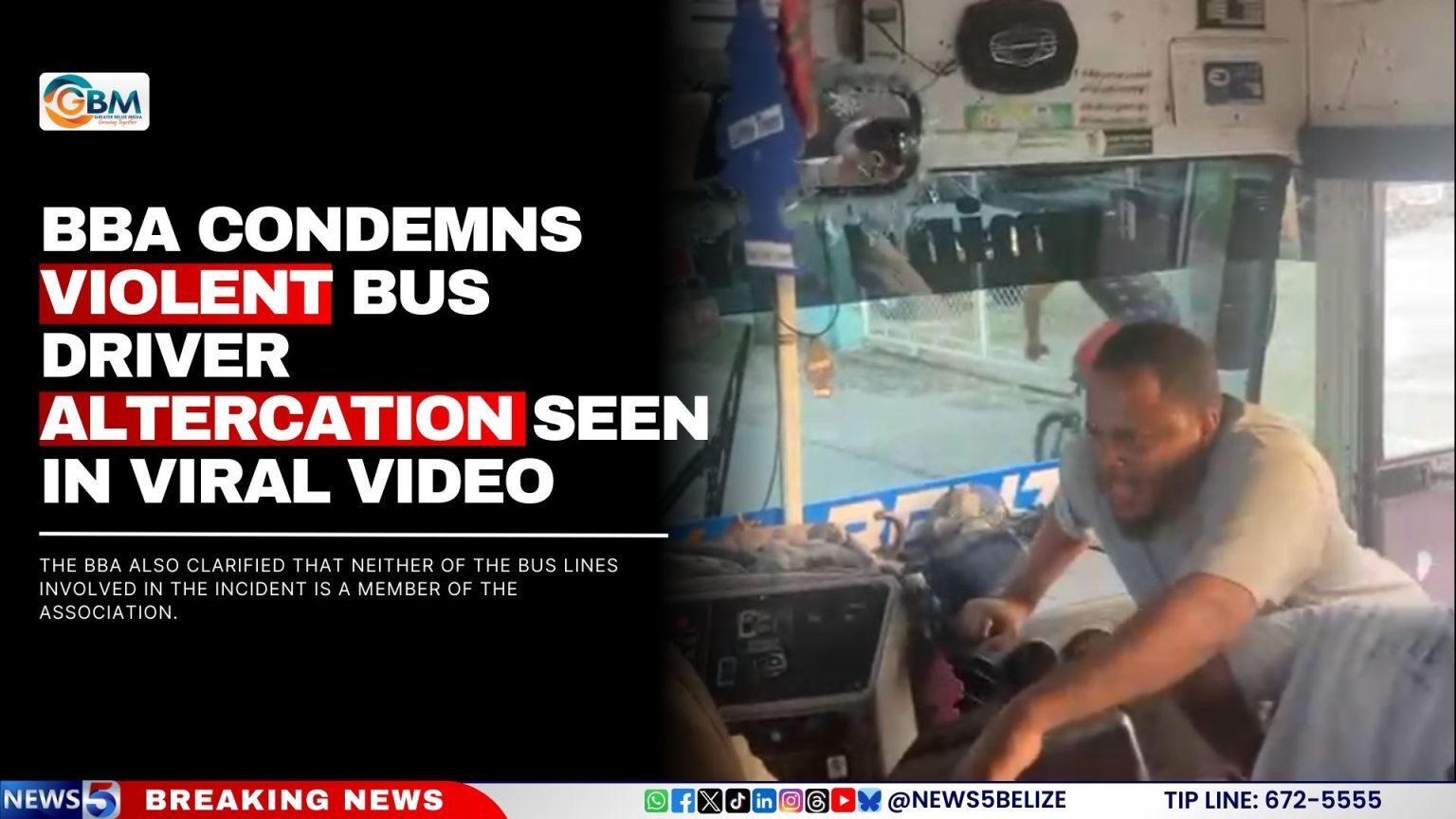 BBA Condemns Violent Bus Driver Altercation Seen in Viral Video ...