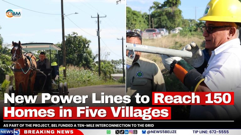 New Power Lines to Reach 150 Homes in Five Villages | Greater Belize Media