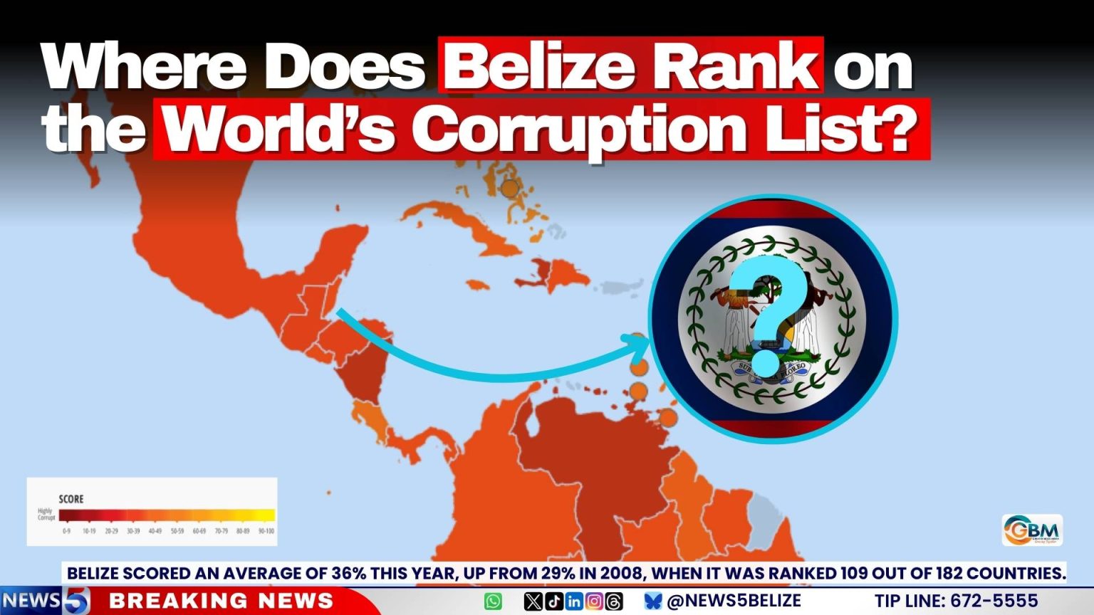 Where Does Belize Rank on the World’s Corruption List? | Greater Belize ...