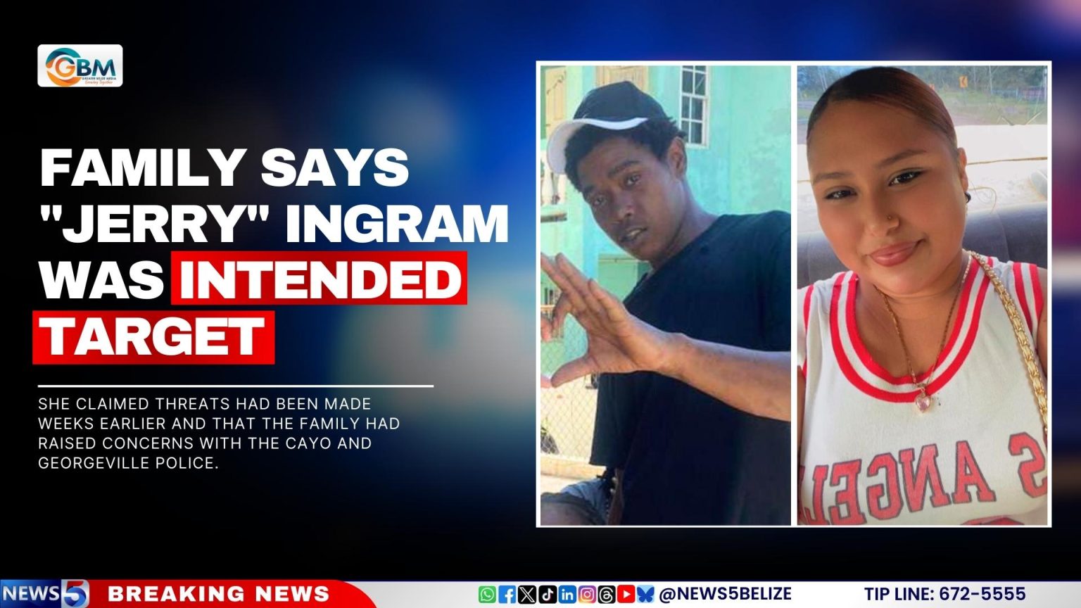Family Says "Jerry" Ingram was Intended Target