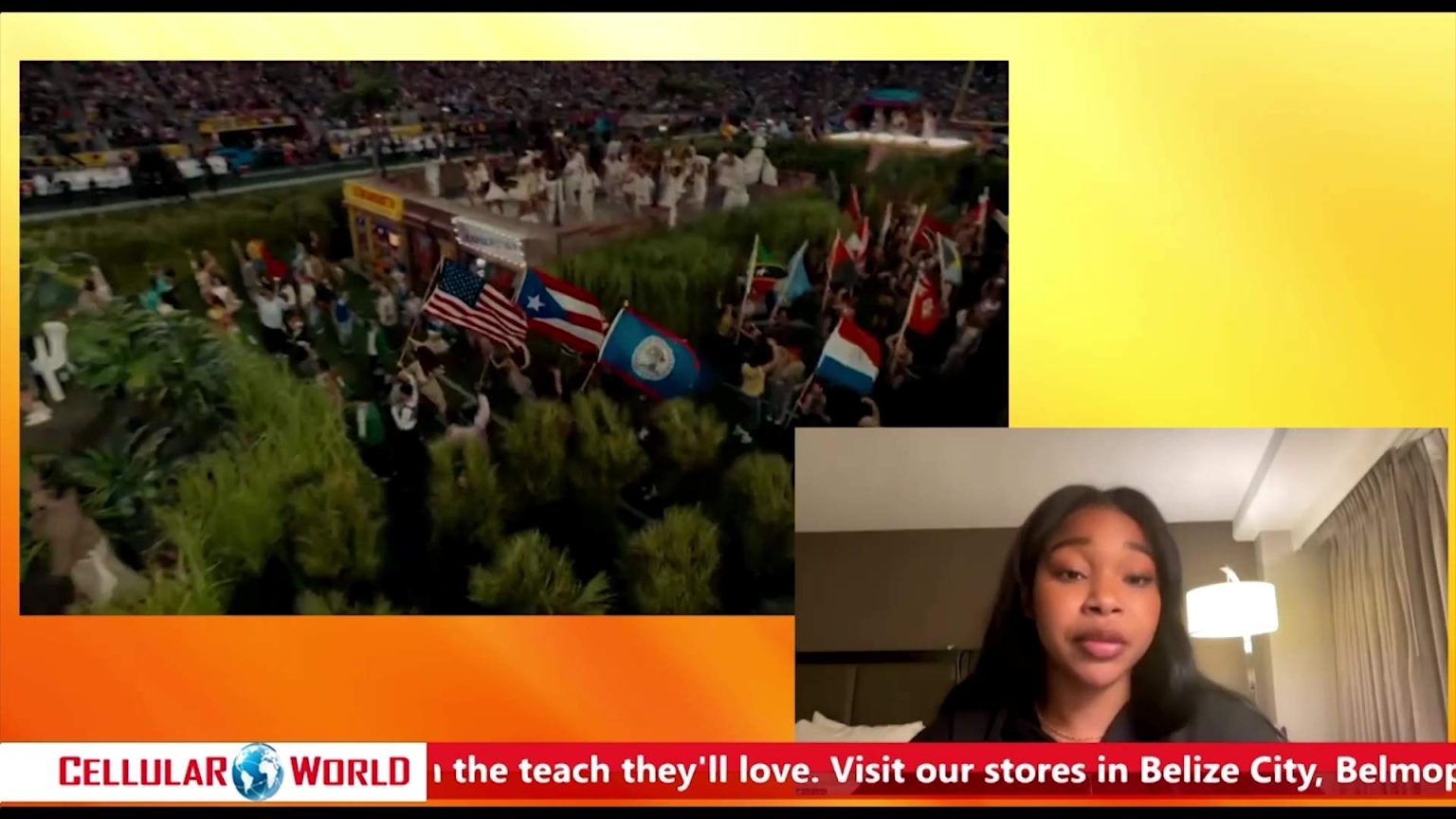 Belize Flag Flies High During Super Bowl Halftime Tribute | Greater ...