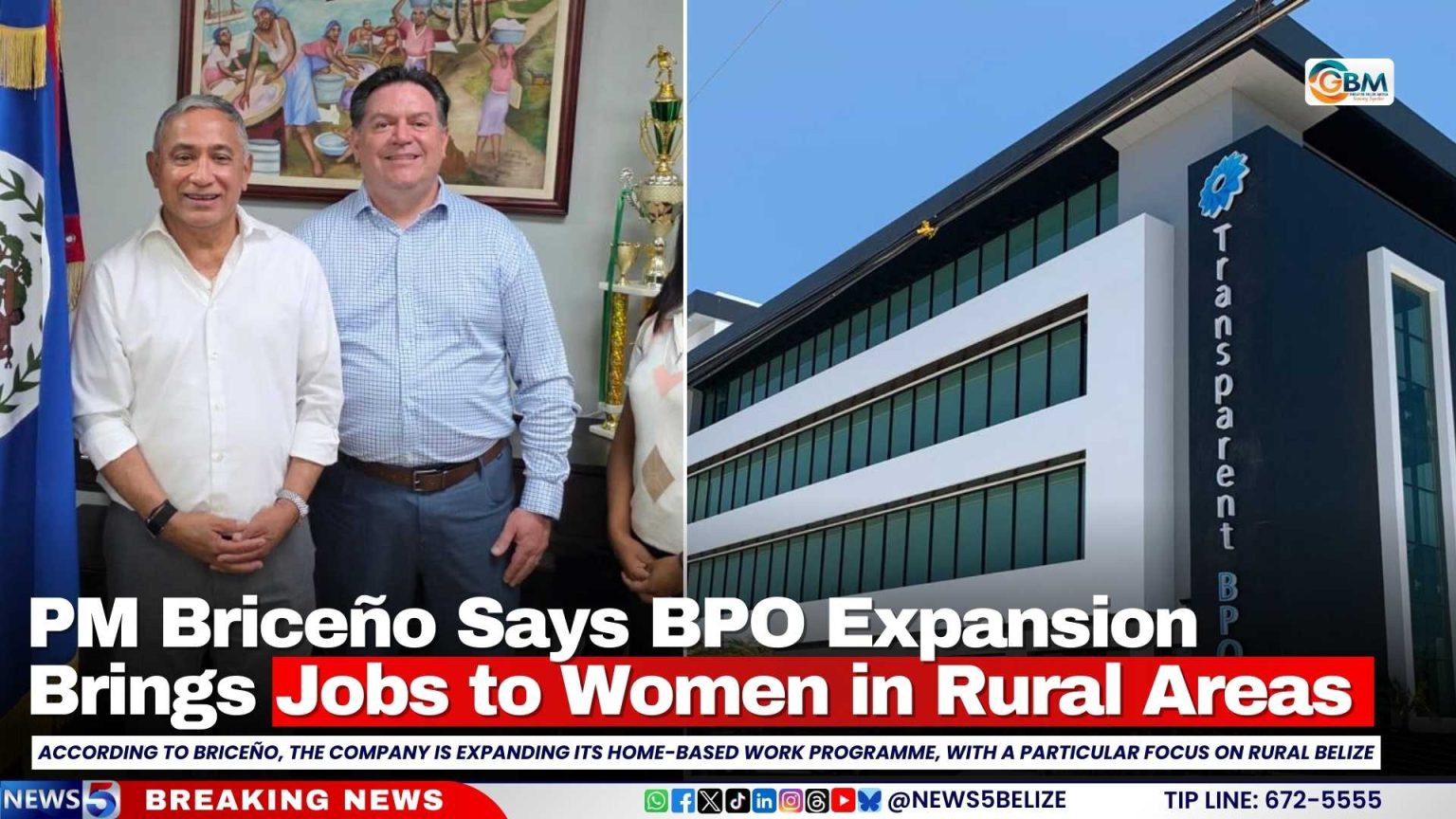PM Briceño Says BPO Expansion Brings Jobs to Women in Rural Areas ...