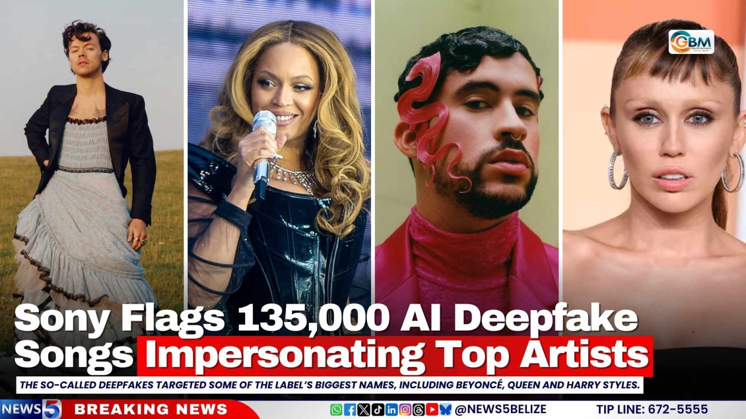 Sony Flags 135,000 AI Deepfake Songs Impersonating Top Artists ...