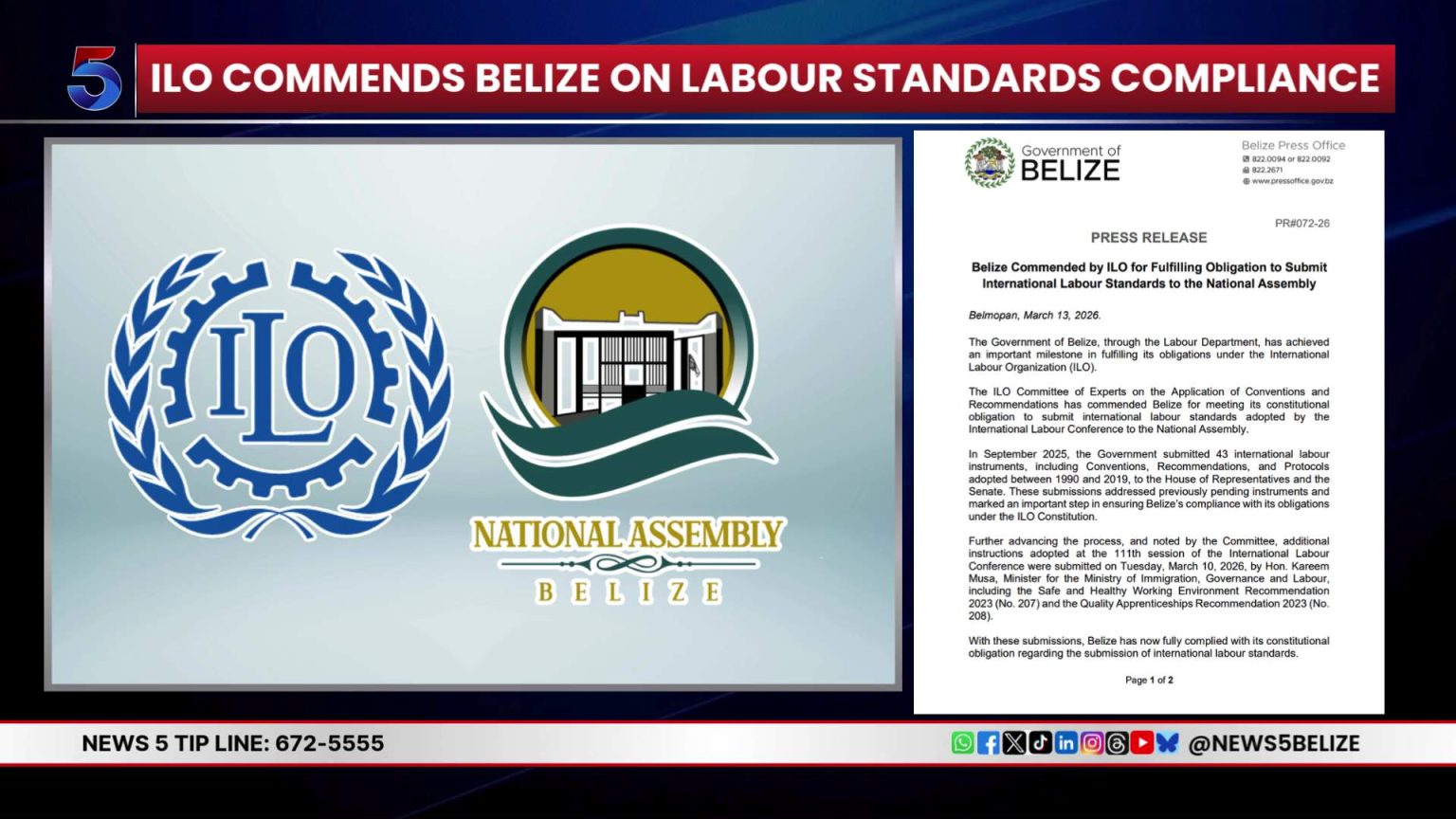 Belize Advances Labor Reform with New Standards | Greater Belize Media
