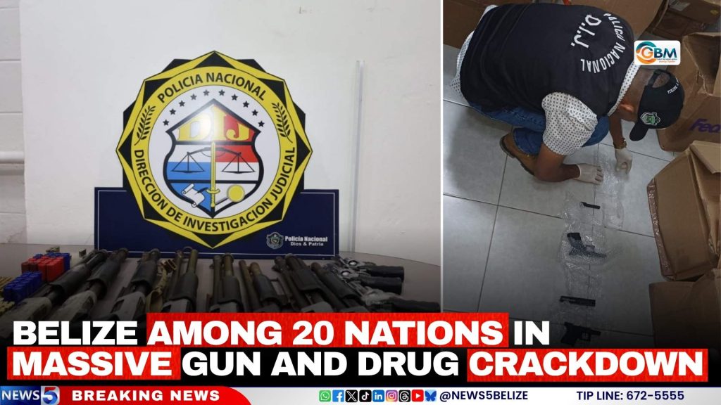Belize Among 20 Nations in Massive Gun and Drug Crackdown
