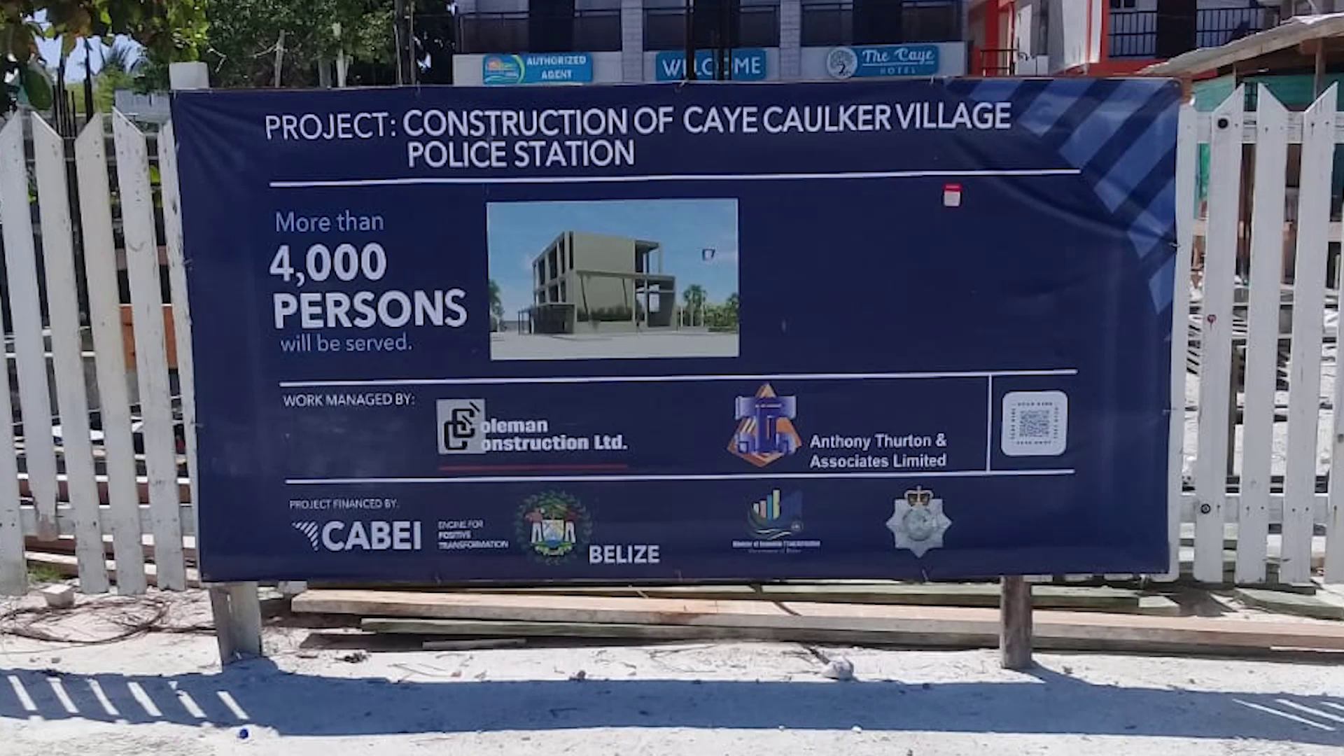 $1.5M Caye Caulker Police Station Coming Soon | Greater Belize Media